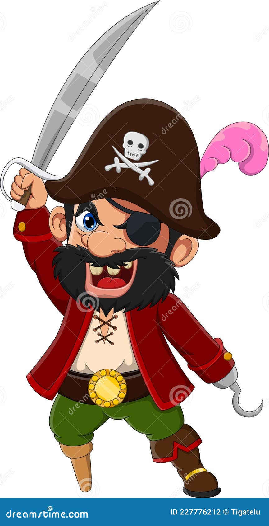 Cartoon Captain Armband Isolated On White Background Stock Photography ...