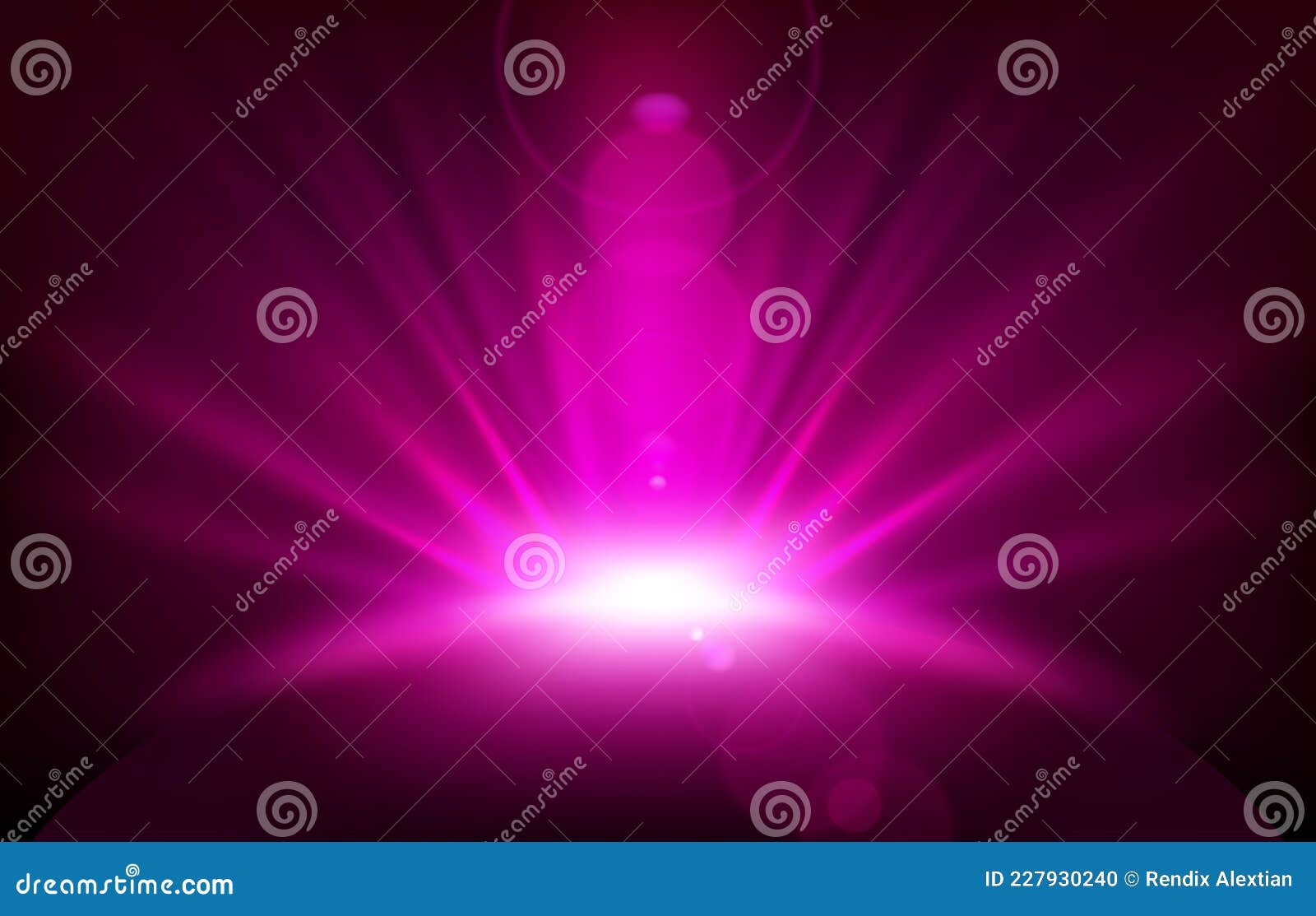 Violet Rays with Lens Flare, Vector Illustration Stock Vector ...