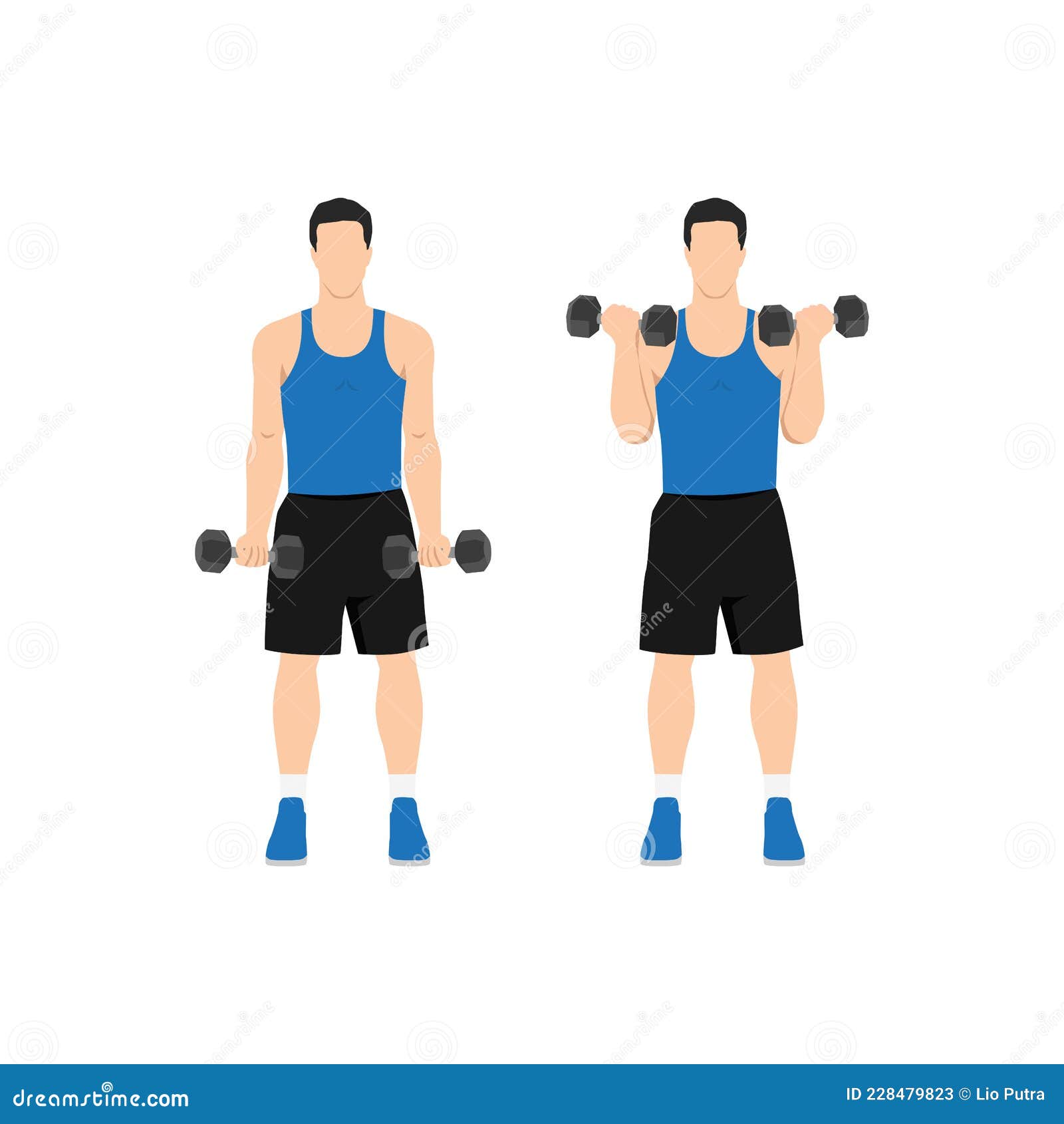 Man Doing Standing Leg Hamstring Curls Machine Vector Illustration ... Man Doing Standing Leg Hamstring Curls Machine Vector Illustration ...