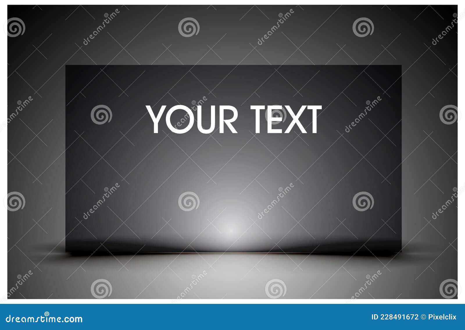 Your Text Image Video Movie Screen. Stock Illustration - Illustration ...