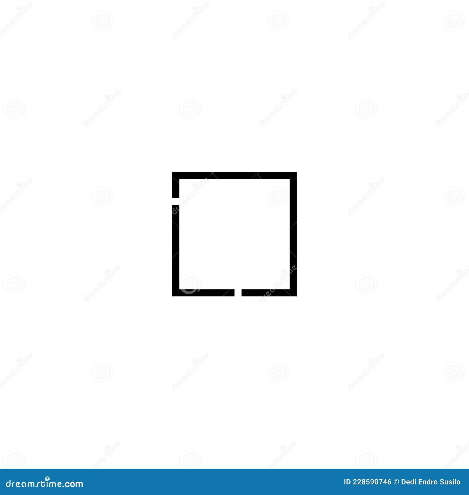 Logo, Symbol or Icon for a Company or Business with the Shape of the ...