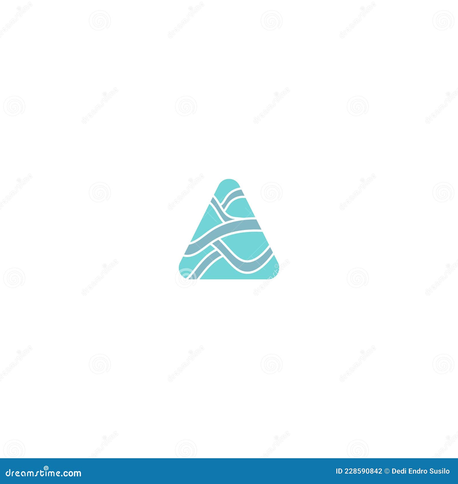 Logo, Symbol or Icon for a Company or Business with a Water Triangle ...