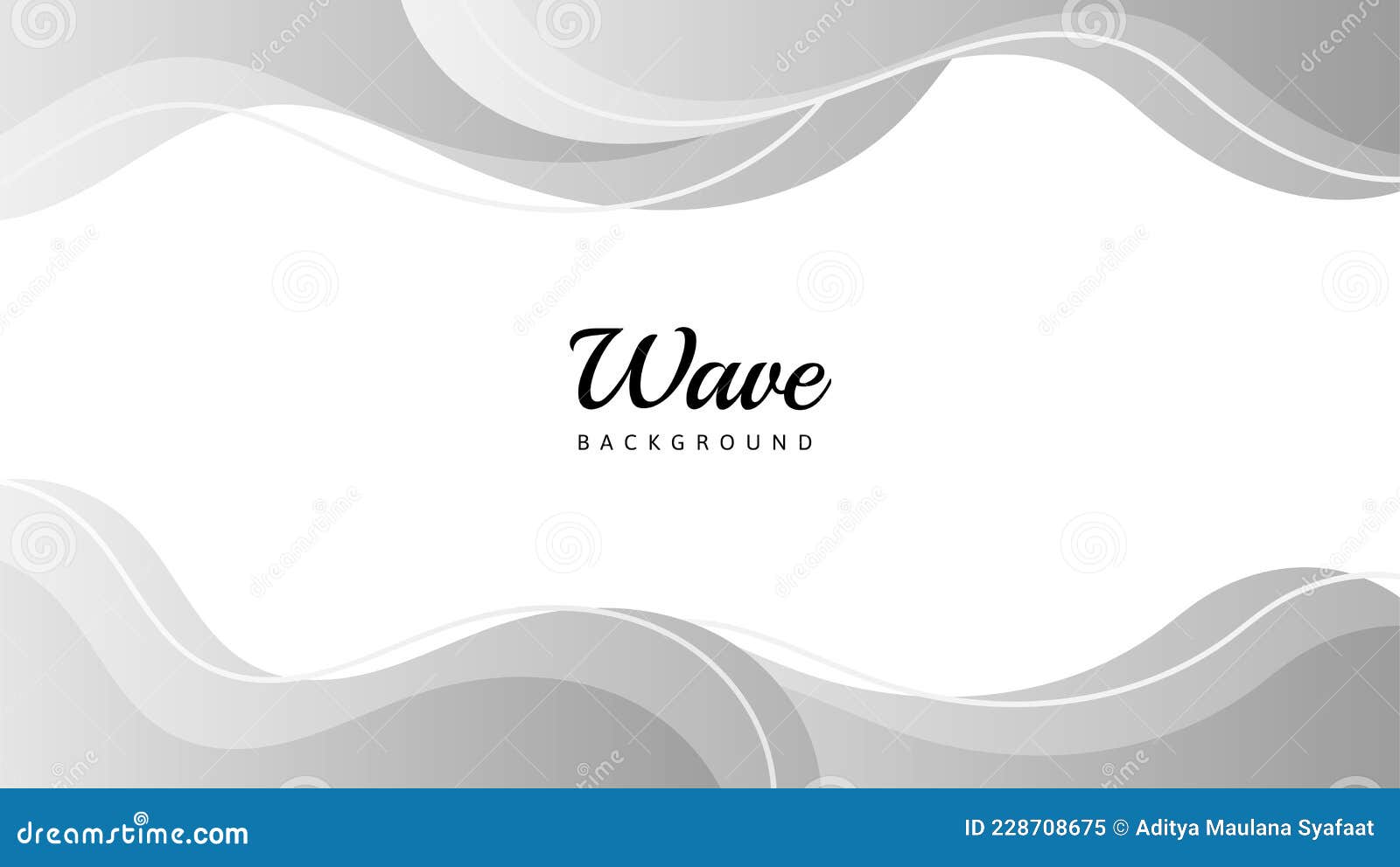 Abstract Background with Gray and White Wavy Shape Stock Vector ...