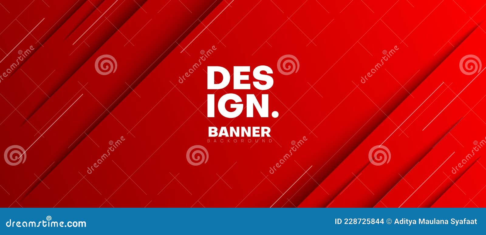 Abstract Red Arrow Banner Background Design Stock Vector - Illustration ...