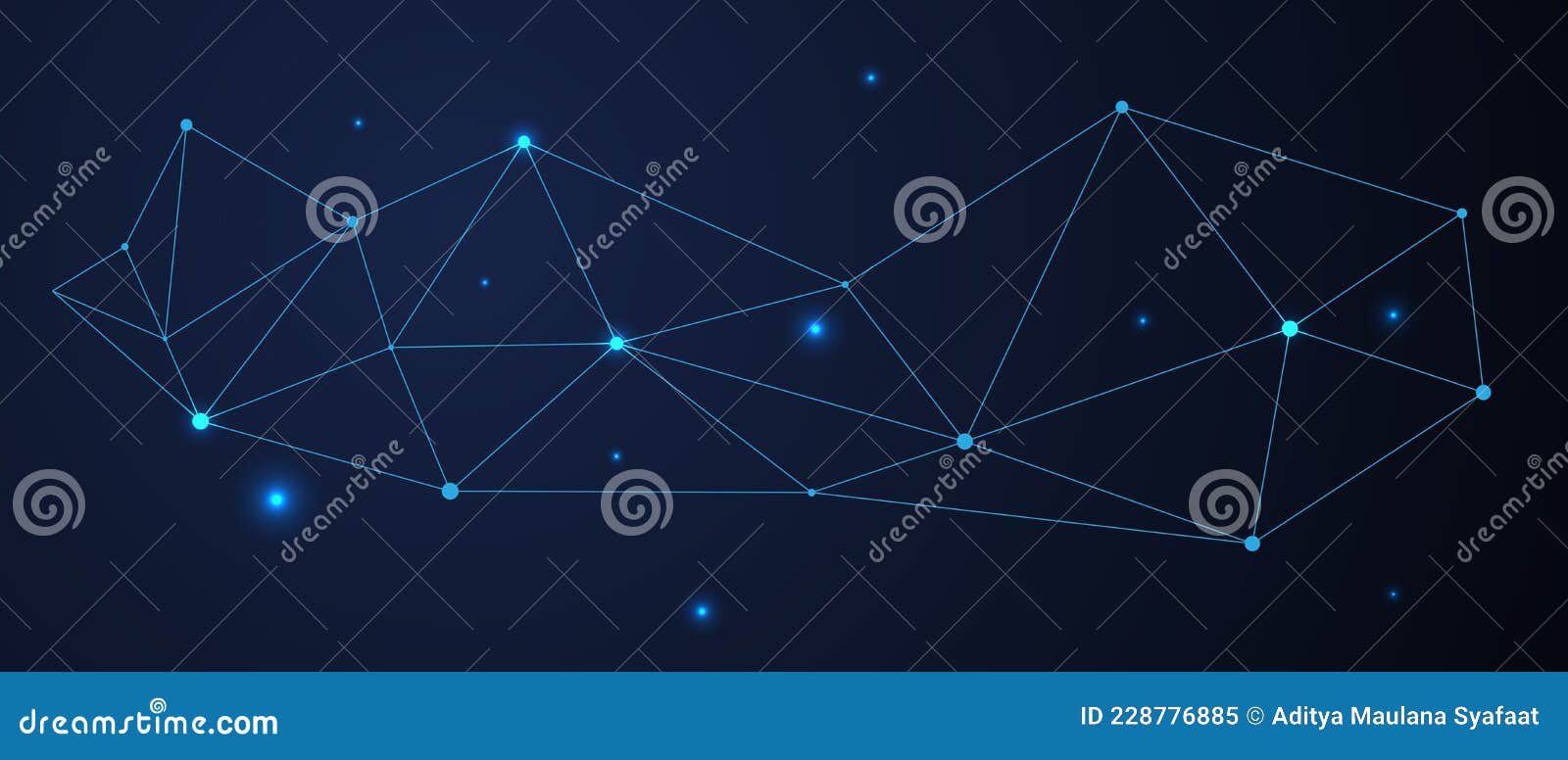 Abstract Social Networking Banner Background Stock Vector ...