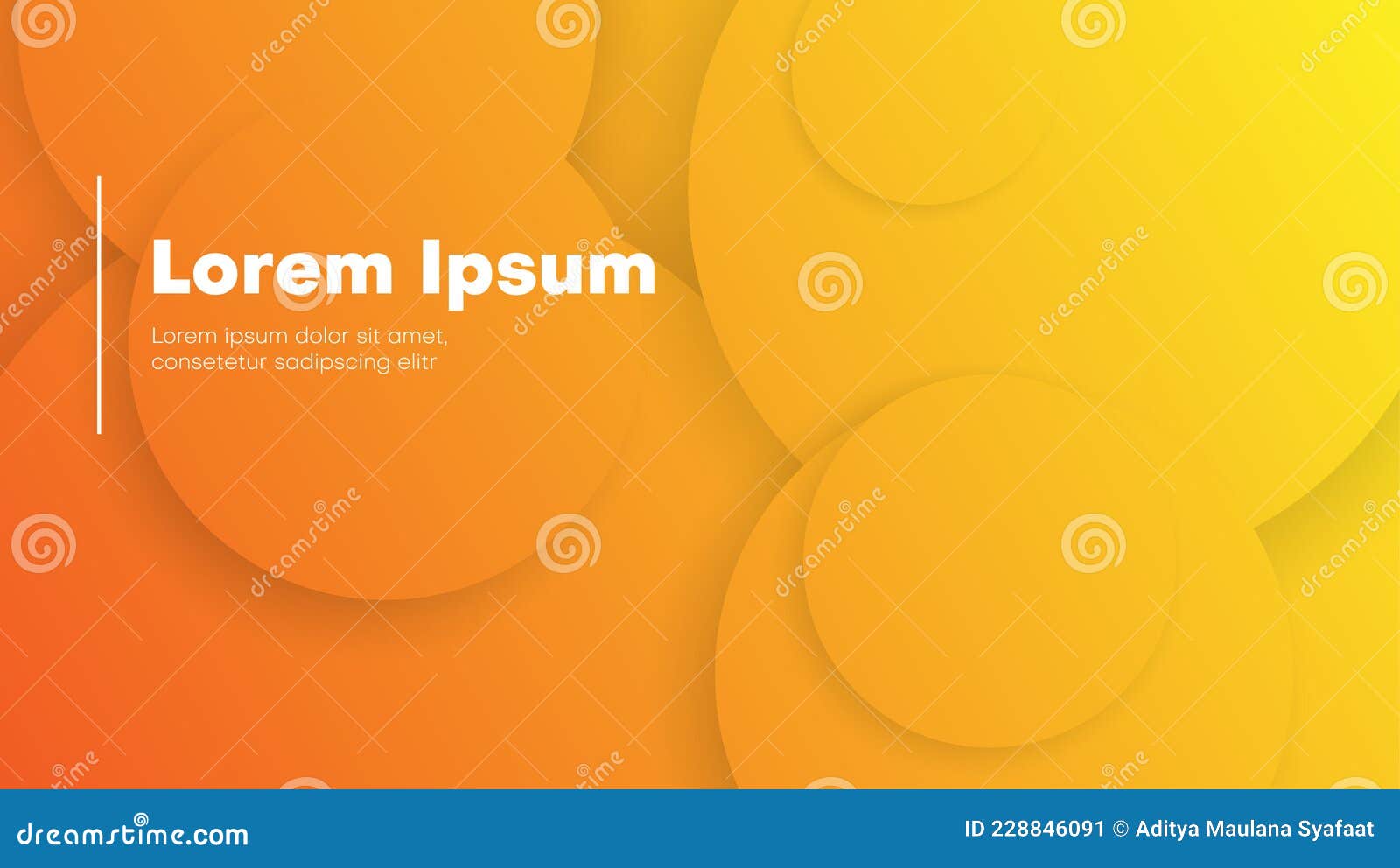 Abstract Orange Circle Background Stock Vector - Illustration of ...