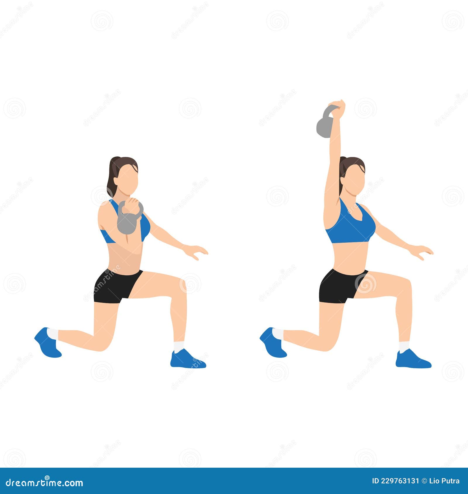 Man Doing Kneeling Wrist Or Forearm Stretch. Flat Vector Royalty-Free ...