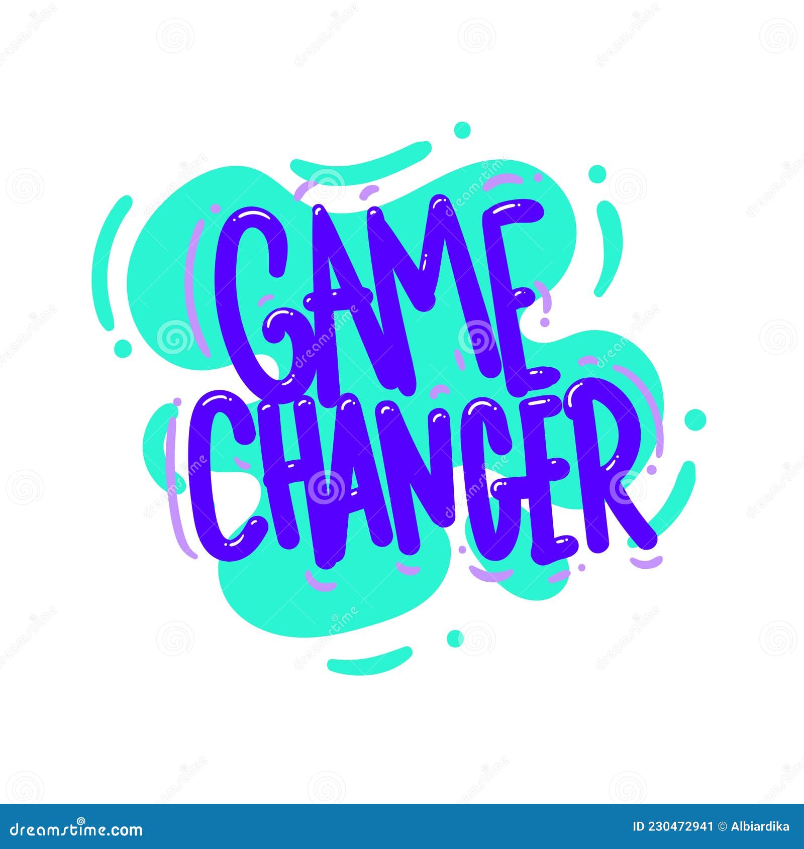 Game Changer Quote Text Typography Design Graphic Vector Stock Vector ...