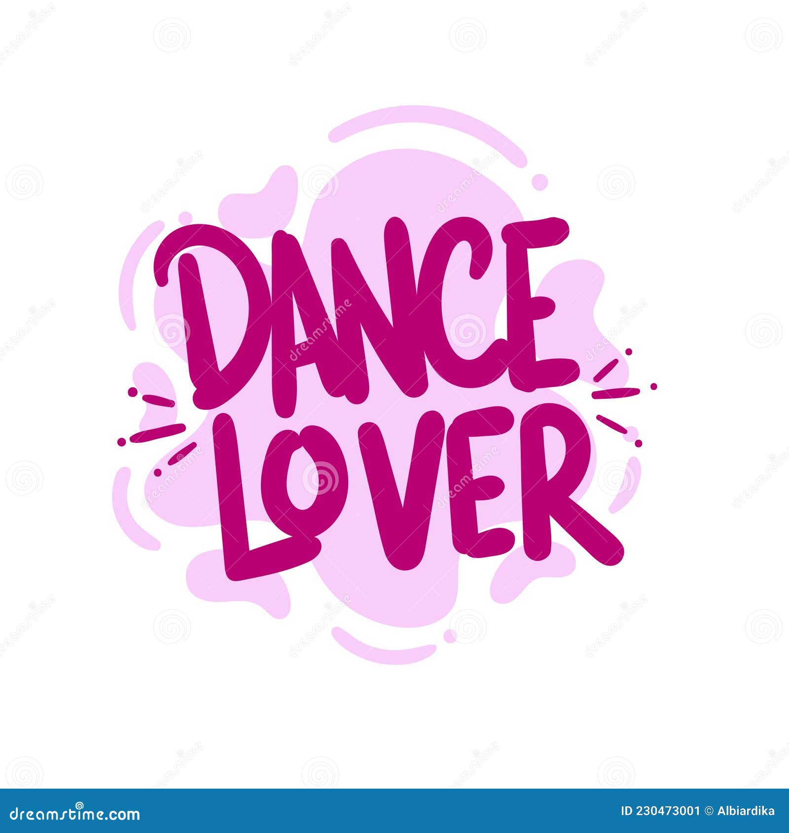 Dance Lover Quote Text Typography Design Graphic Vector Stock Vector ...