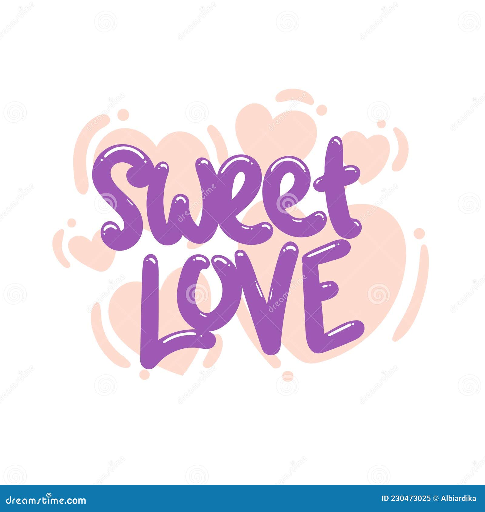 Sweet Love Quote Text Typography Design Graphic Vector Stock Vector ...