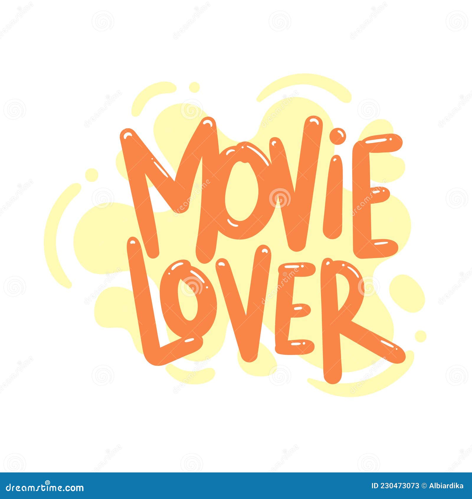 Movie Lover Quote Text Typography Design Graphic Vector Stock Vector ...