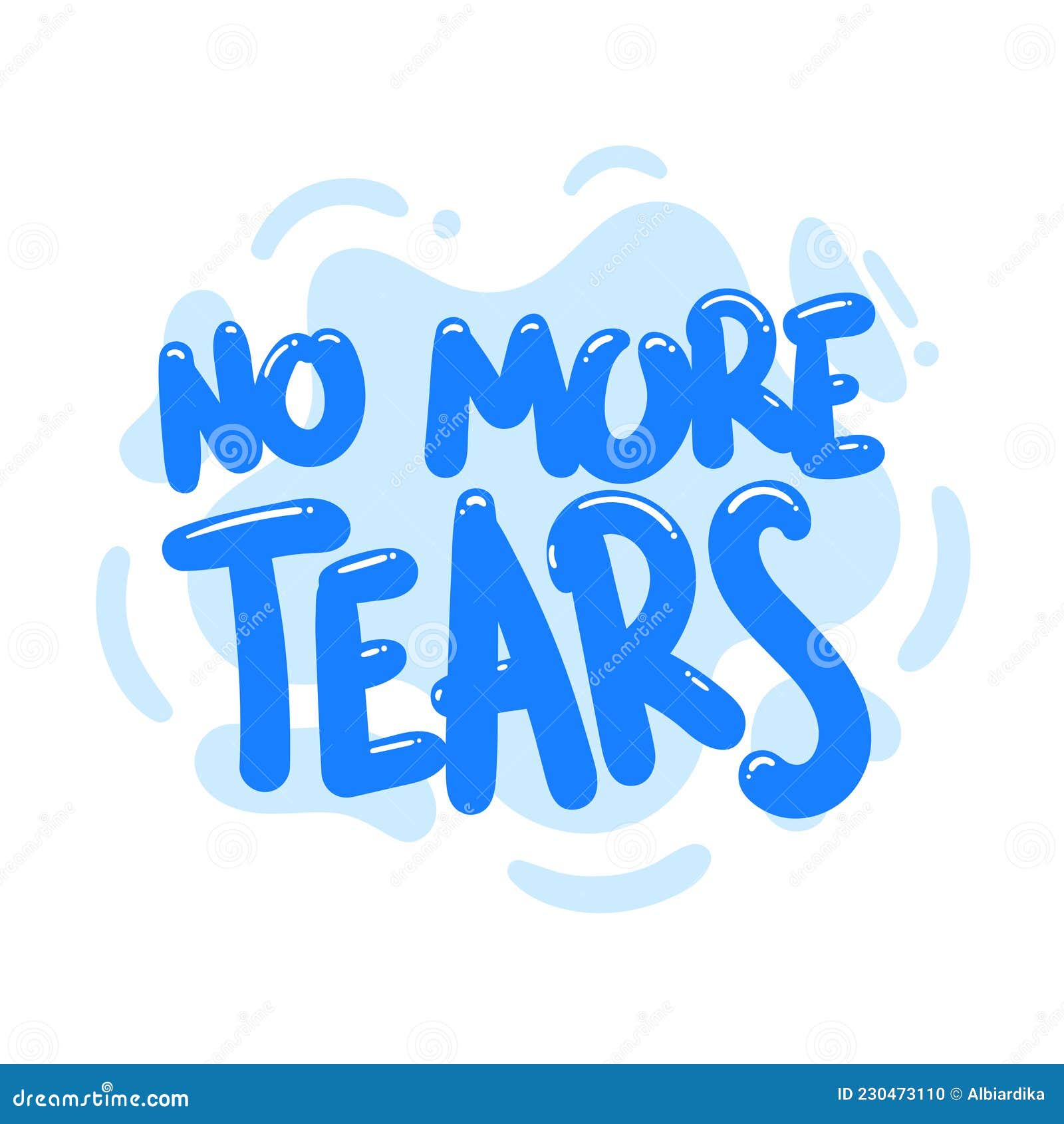 No More Tears Quote Text Typography Design Graphic Vector Stock Vector ...