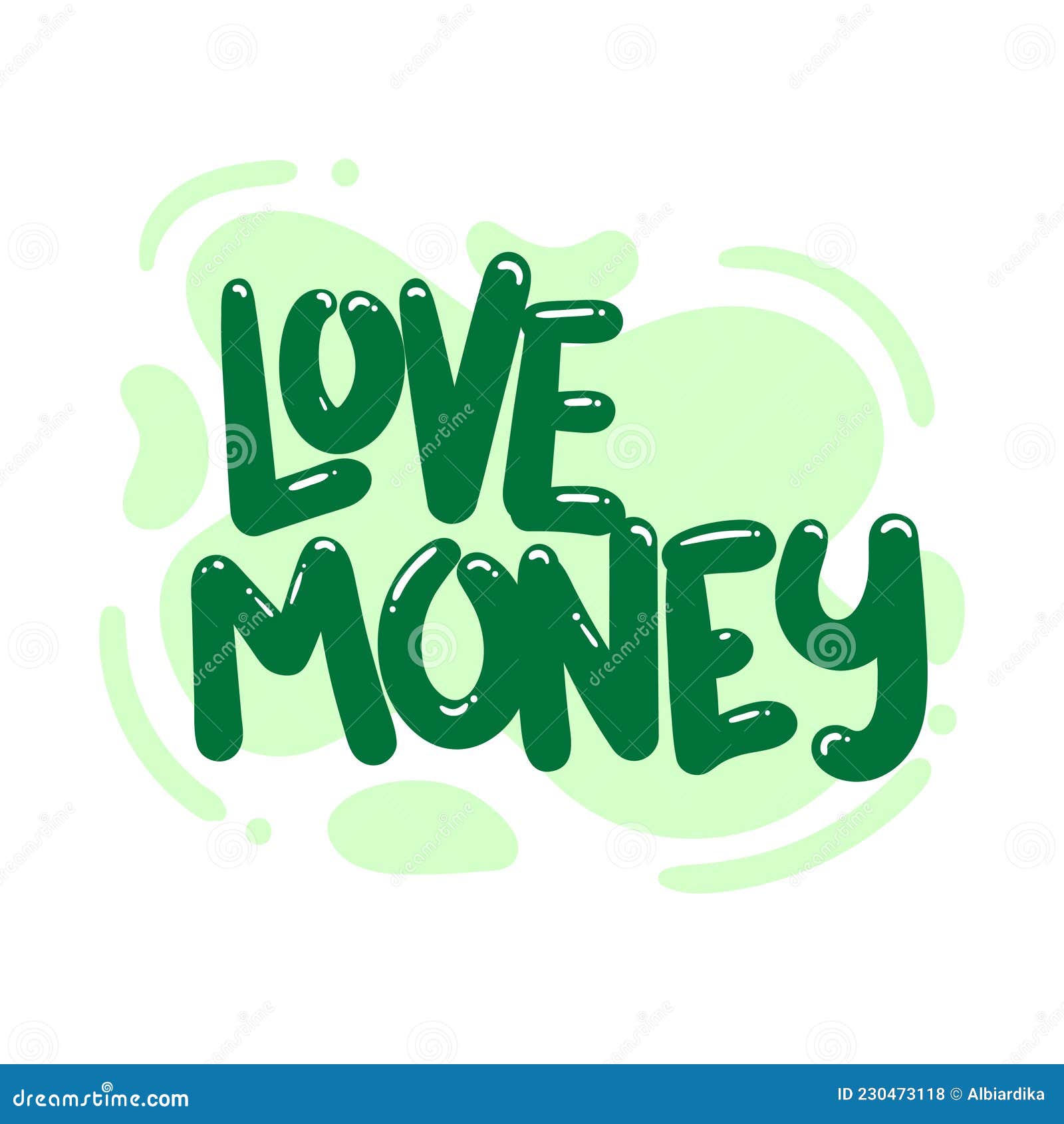 Love Money Quote Text Typography Design Graphic Vector Stock Vector ...