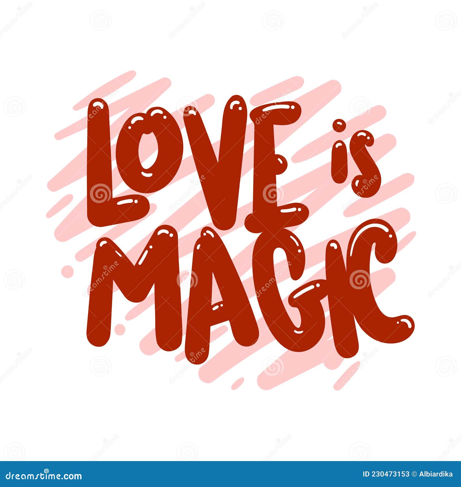 Love is Magic Quote Text Typography Design Graphic Vector Stock Vector ...