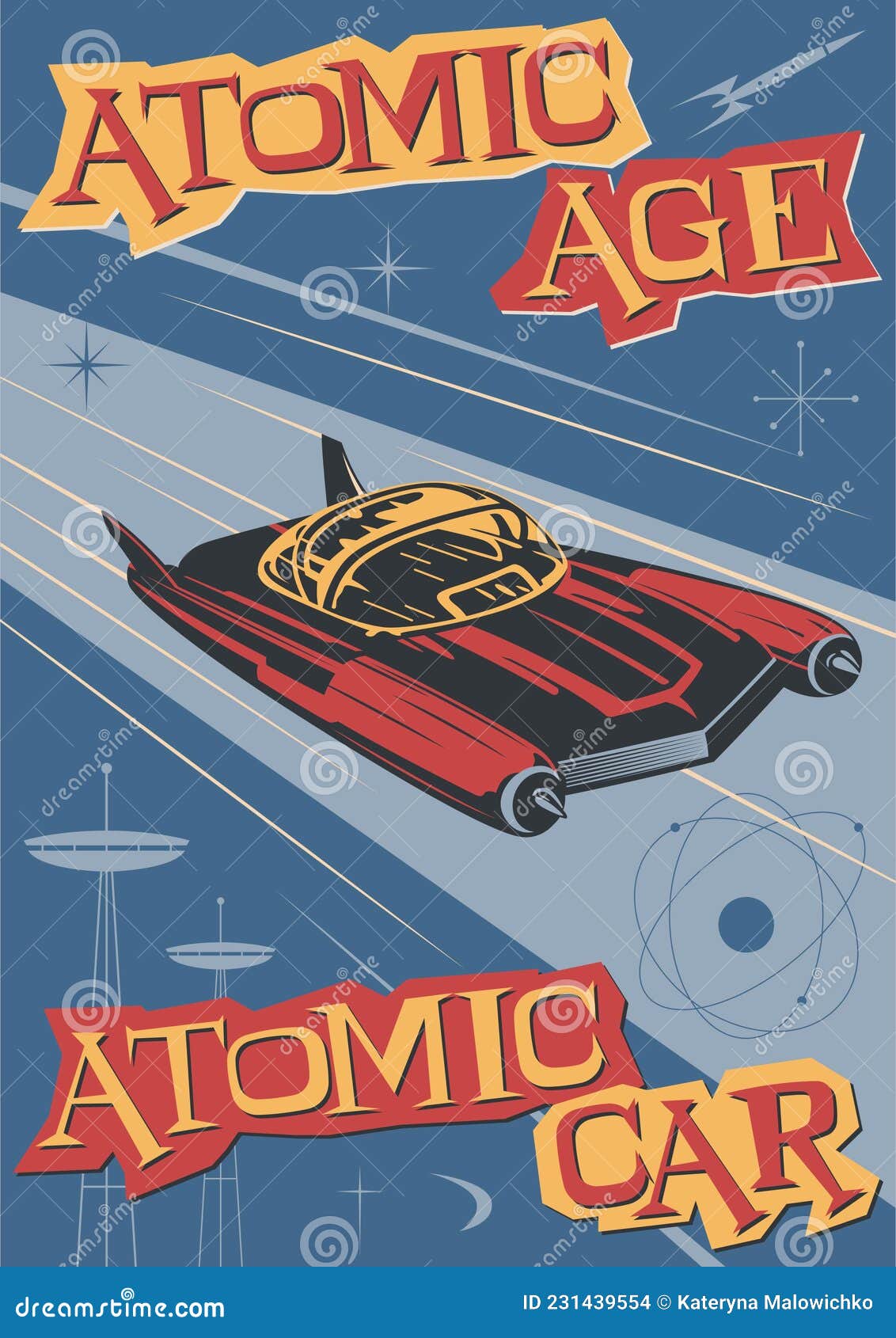 Atompunk Stock Illustrations – 3 Atompunk Stock Illustrations, Vectors ...