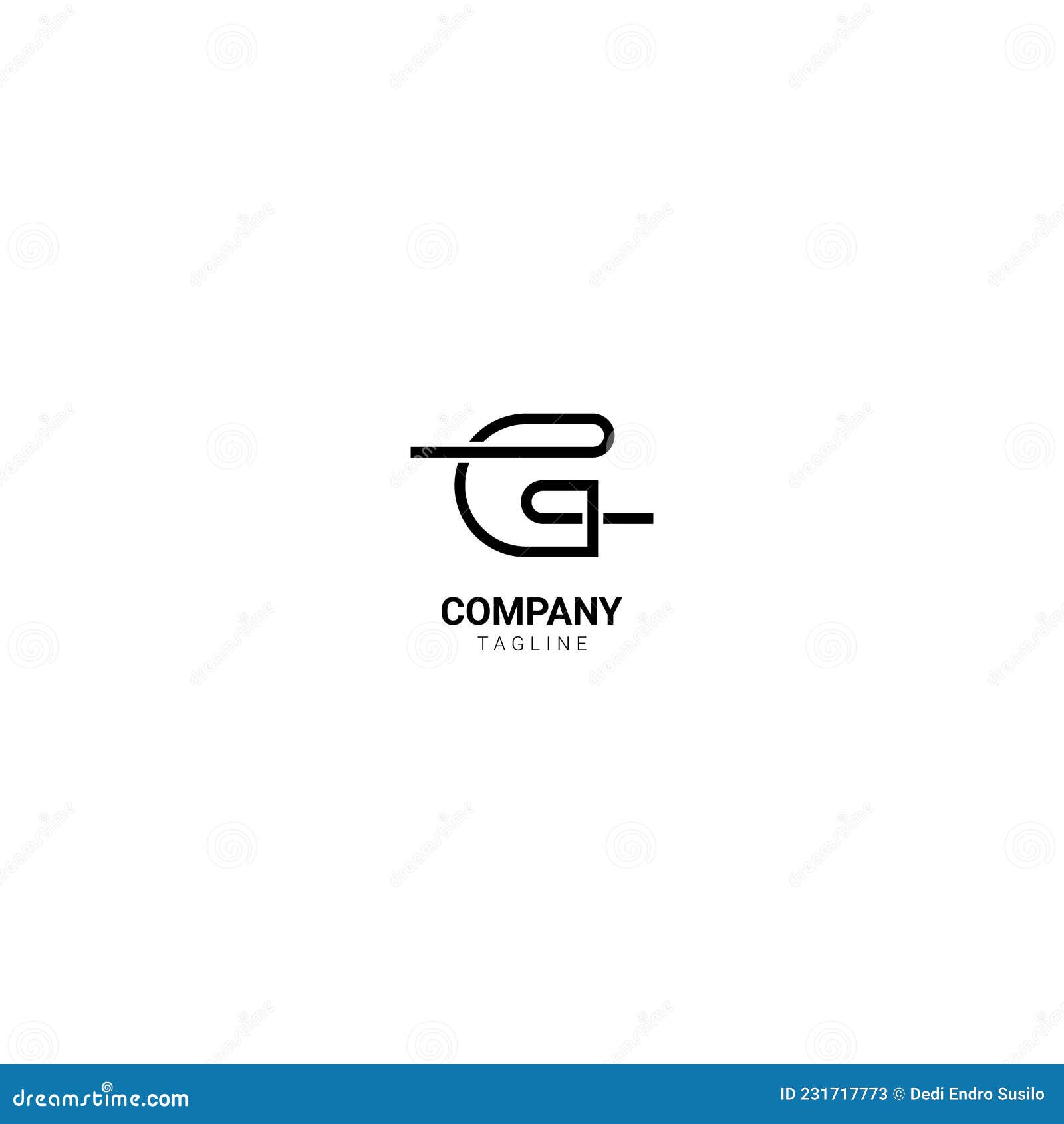The Monogram G Logo Means Innovation and Creation is Self-confidence To ...