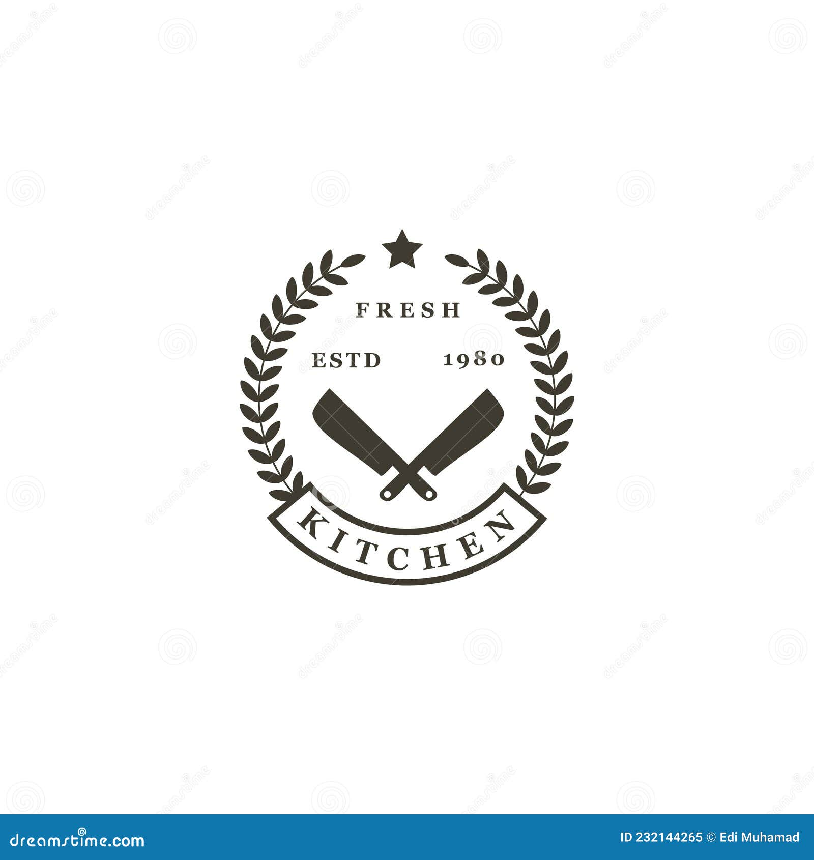 Badges Kitchen Logo stock vector. Illustration of element - 232144265