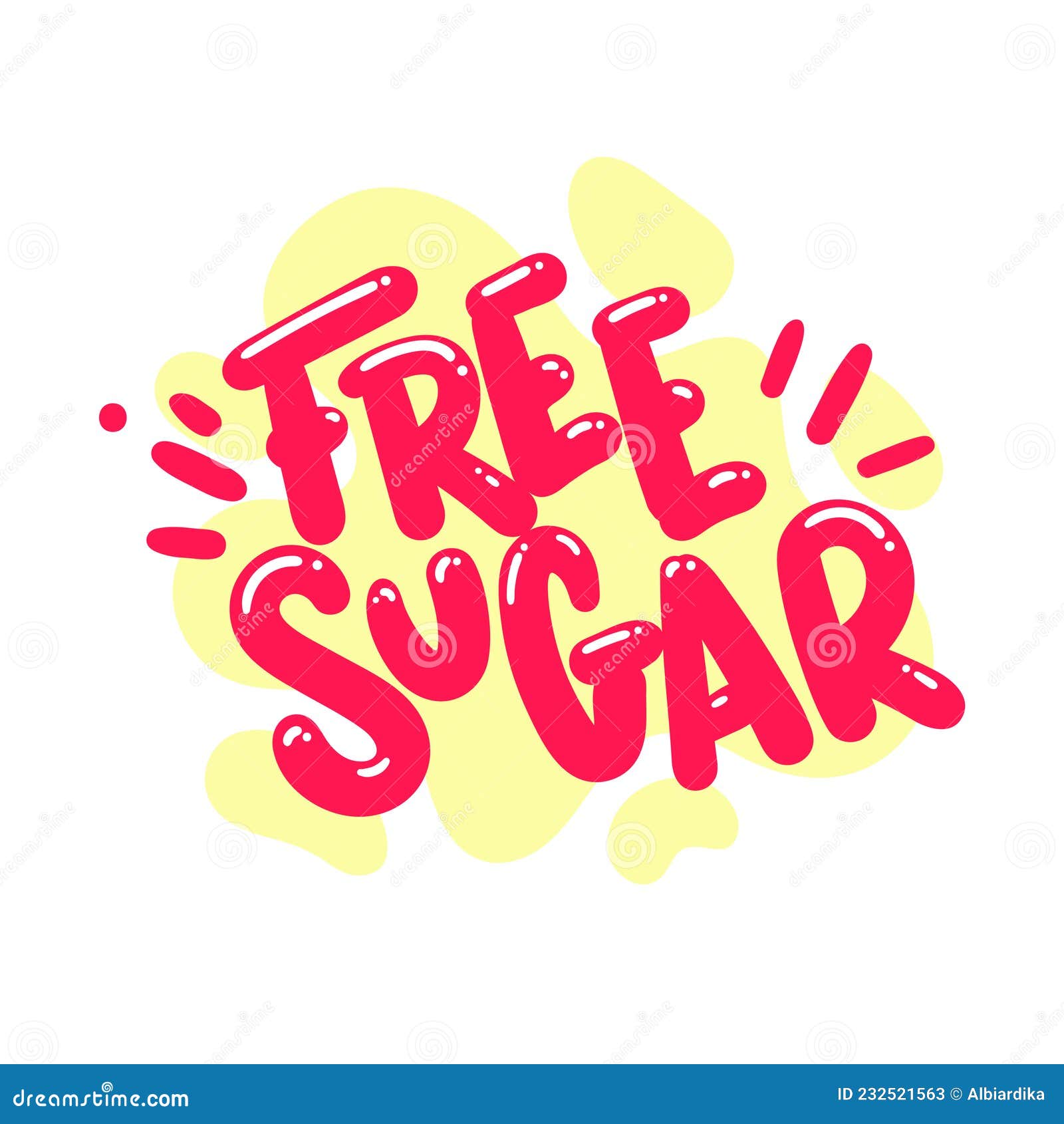Free Sugar Quote Text Typography Design Graphic Vector Stock Vector ...
