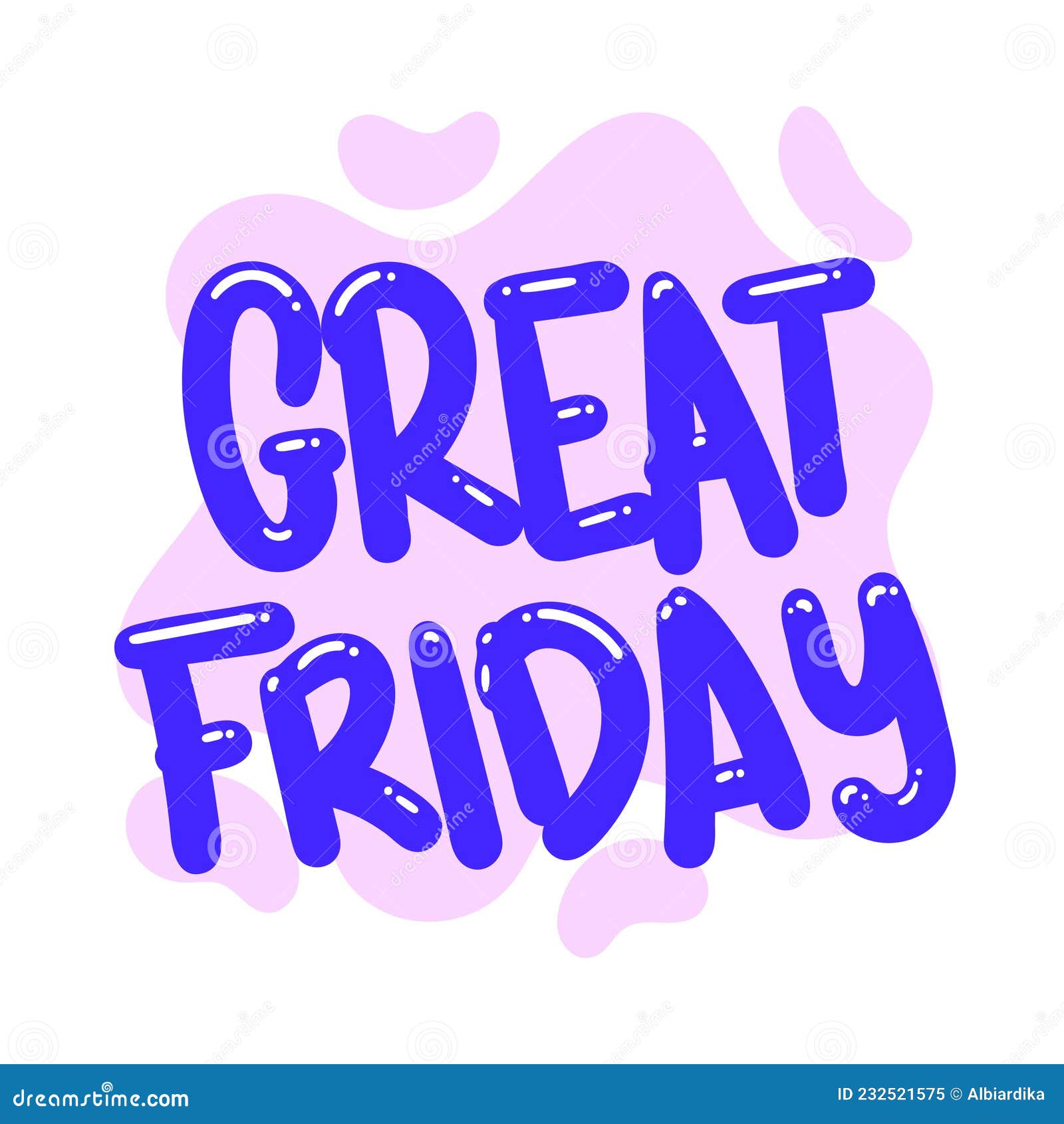 Great Friday Quote Text Typography Design Graphic Vector Stock Vector ...
