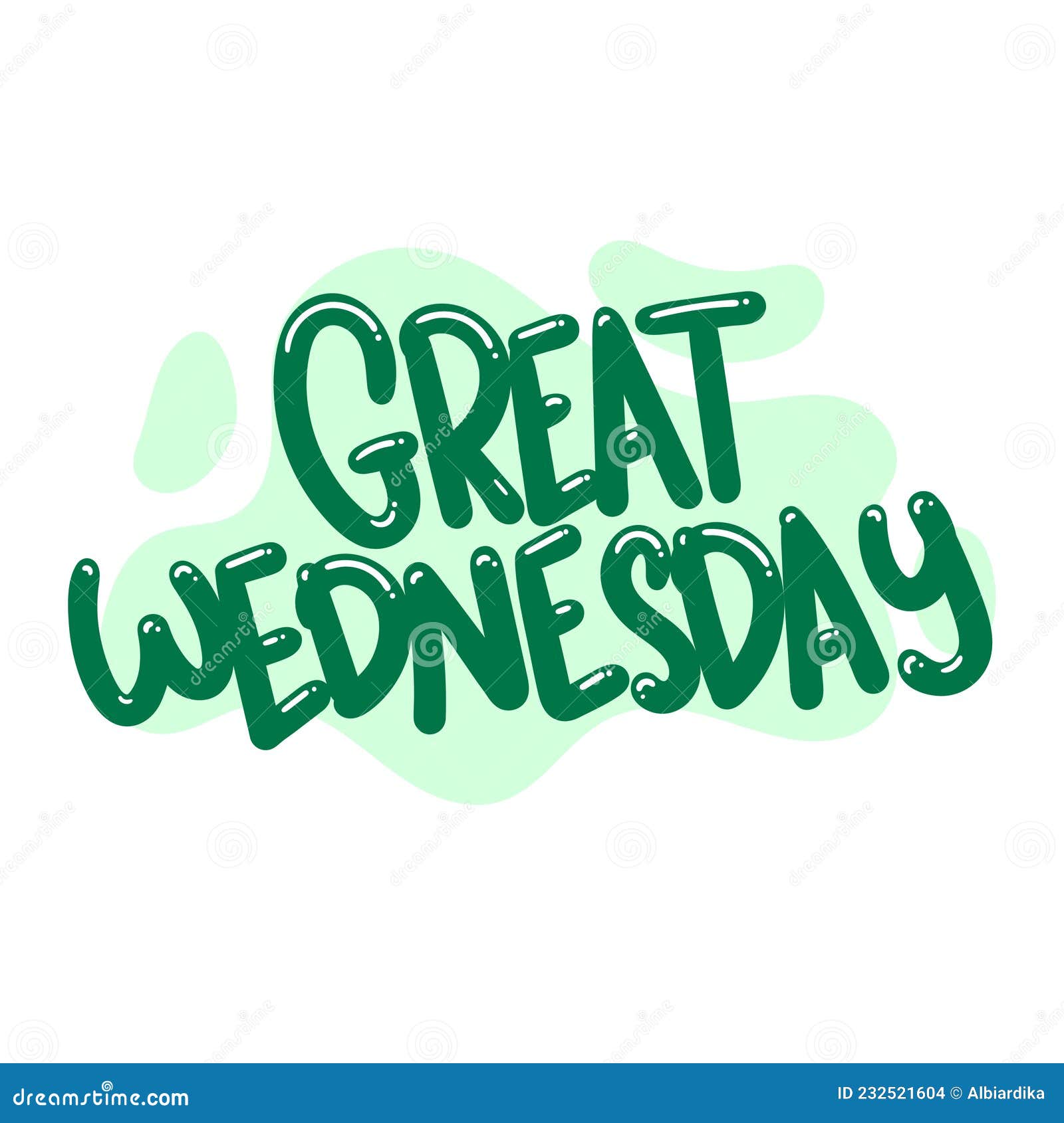 Great Wednesday Quote Text Typography Design Graphic Vector Stock ...