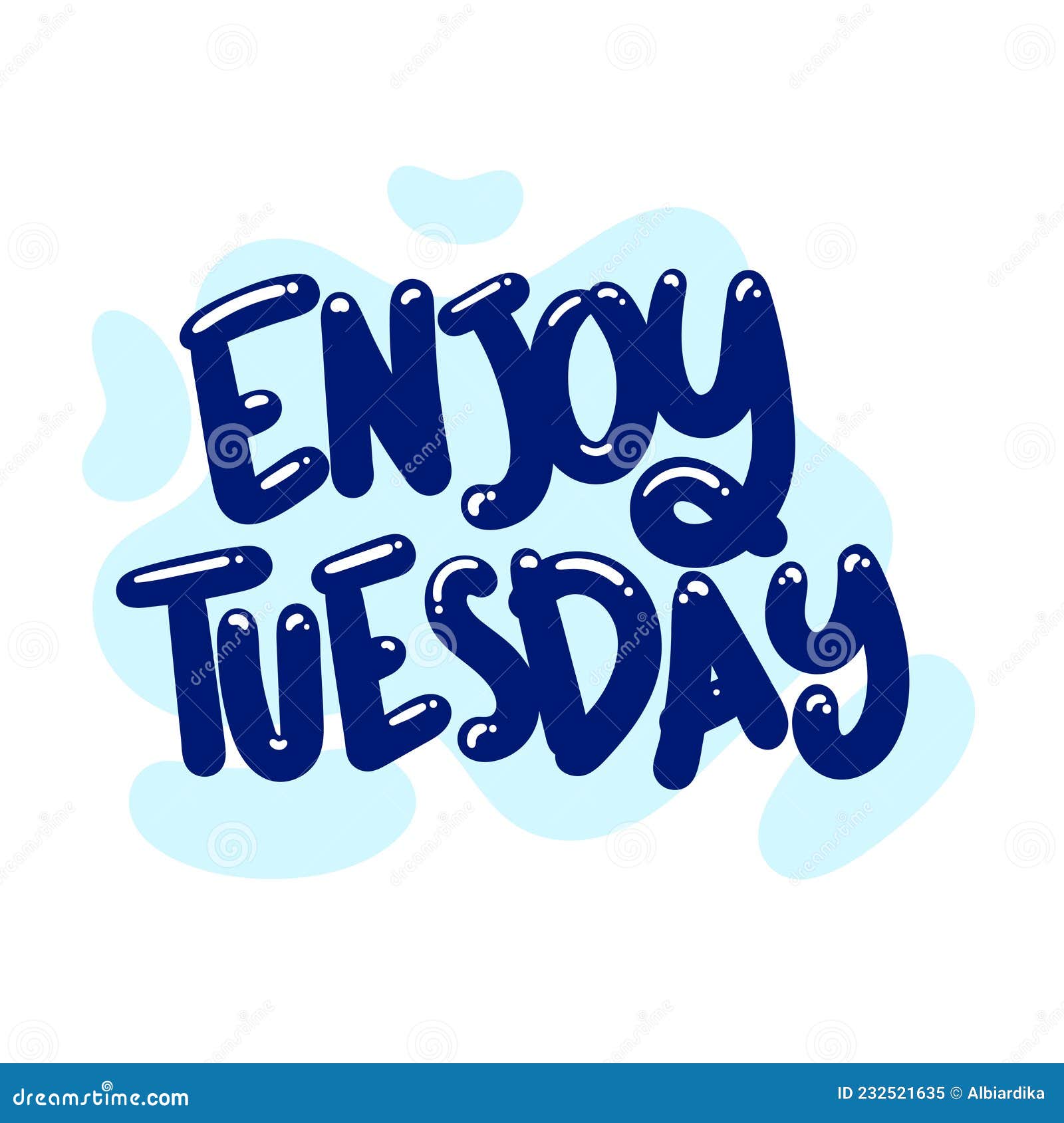 Enjoy Tuesday Quote Text Typography Design Graphic Vector Stock Vector ...