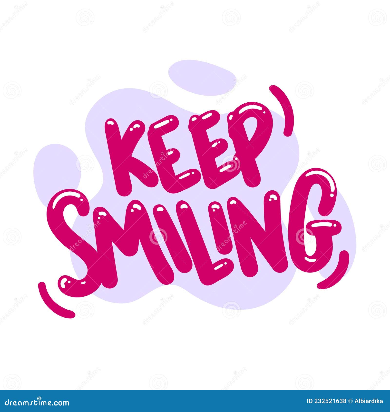 Keep Smiling Quote Text Typography Design Graphic Vector Stock Vector ...