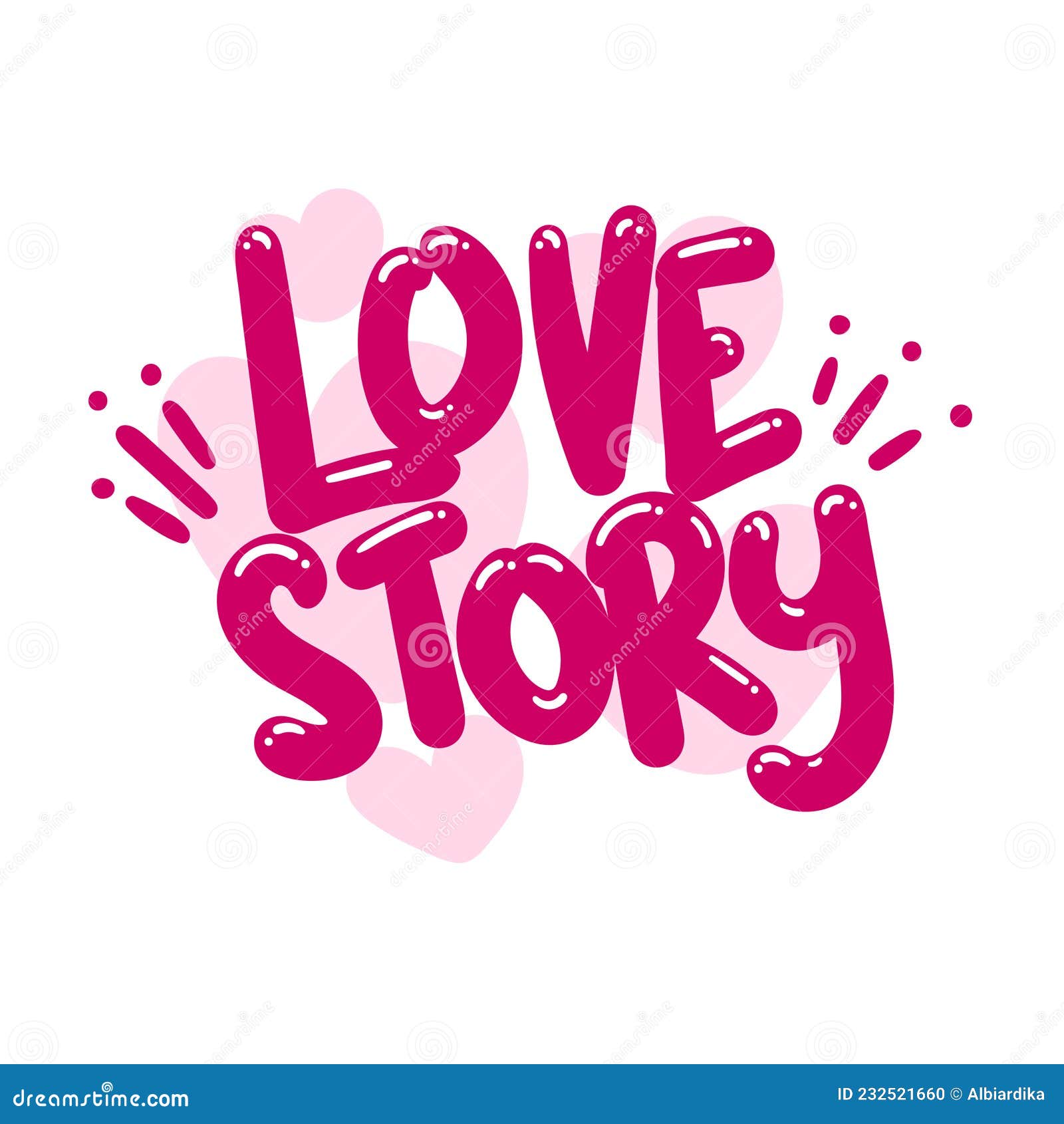 Love Story Quote Text Typography Design Graphic Vector Stock Vector ...