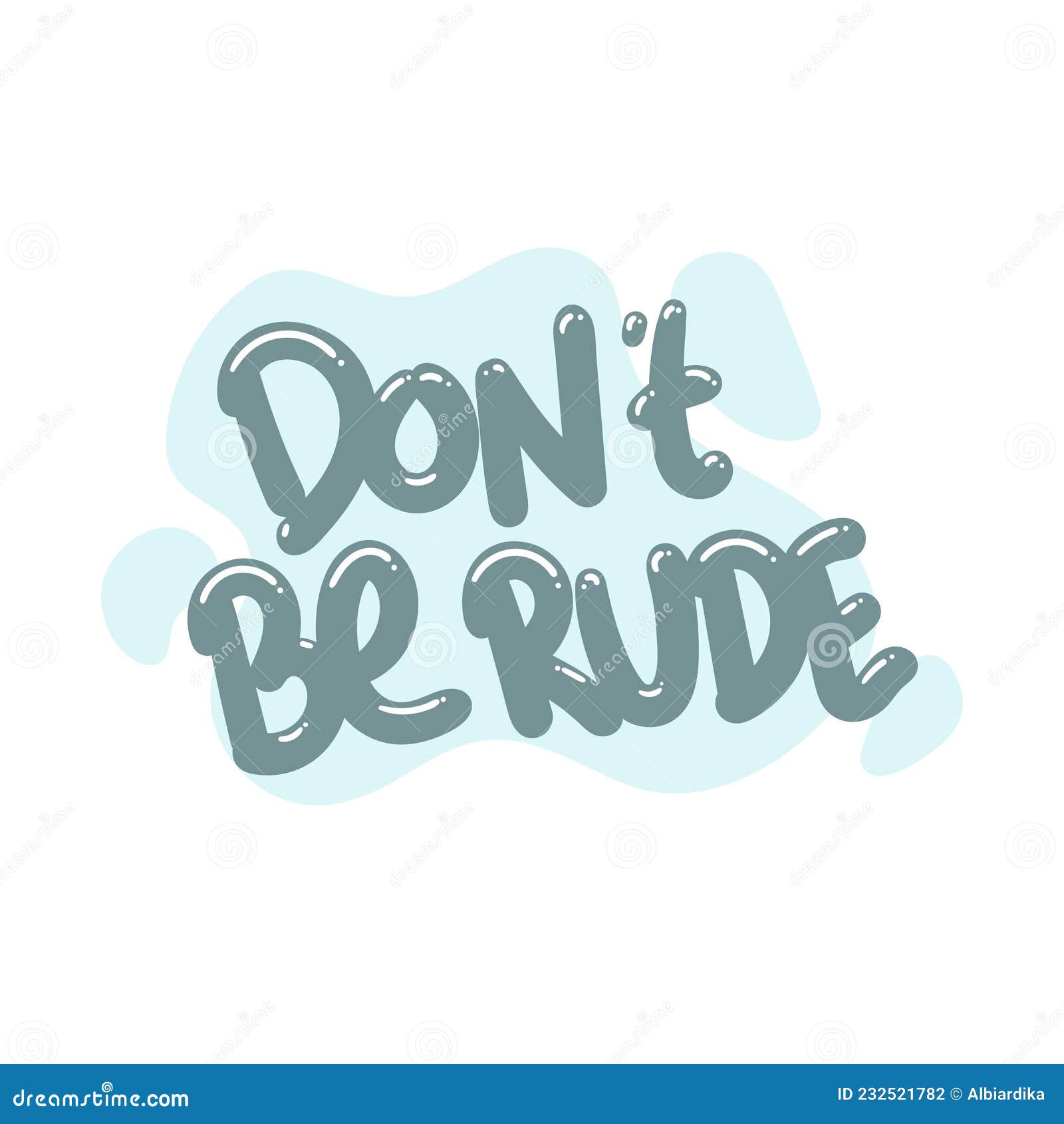 Do Not Be Rude Quote Text Typography Design Graphic Vector Stock Vector ...