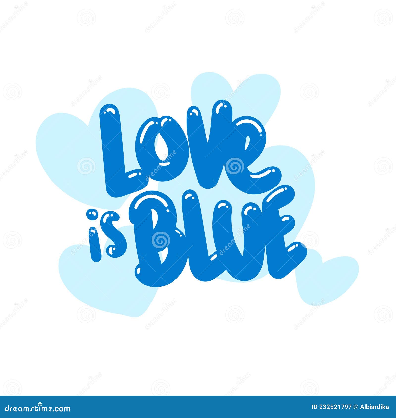 Love is Blue Quote Text Typography Design Graphic Vector Stock Vector ...