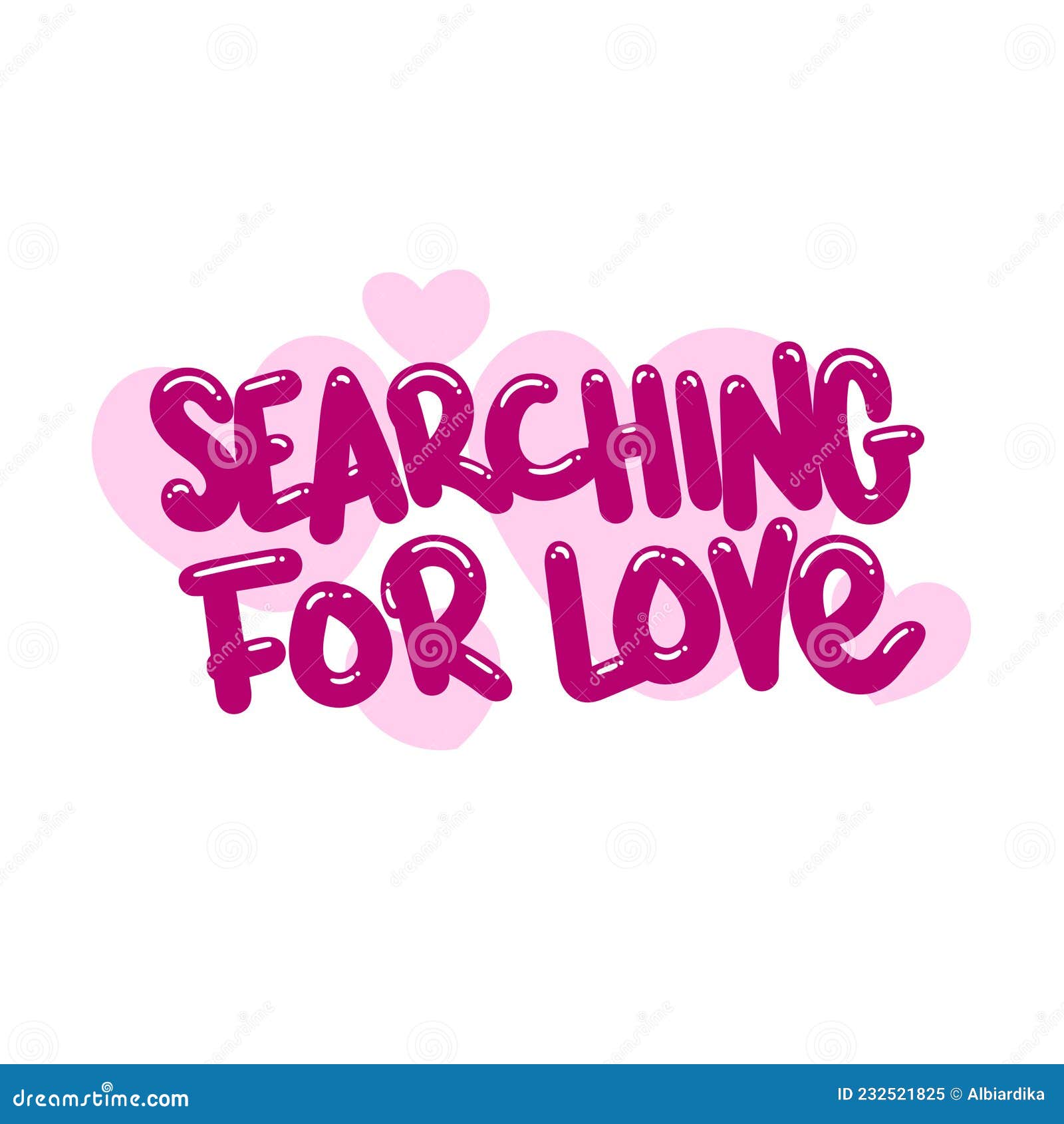 Searching for Love Quote Text Typography Design Graphic Vector Stock ...