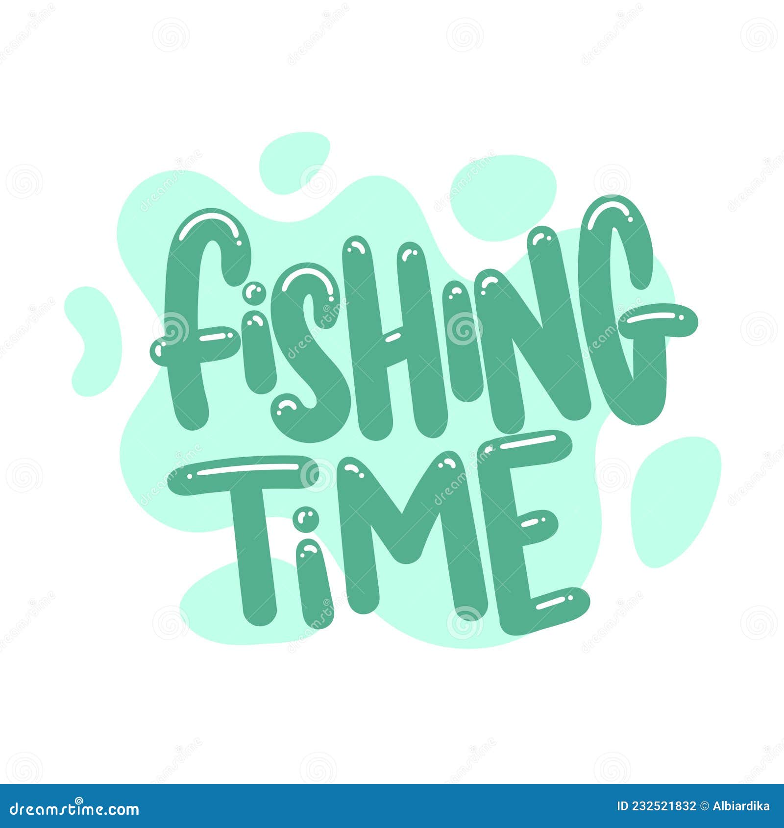 Fishing Time Quote Text Typography Design Graphic Vector Stock Vector ...