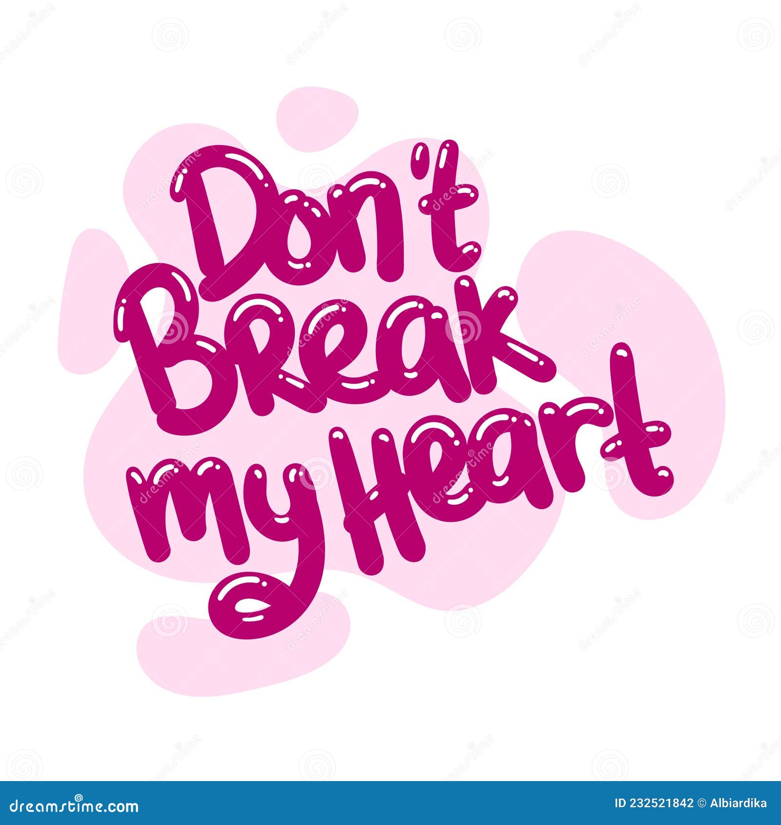 Do Not Break My Heart Quote Text Typography Design Graphic Vector Stock ...