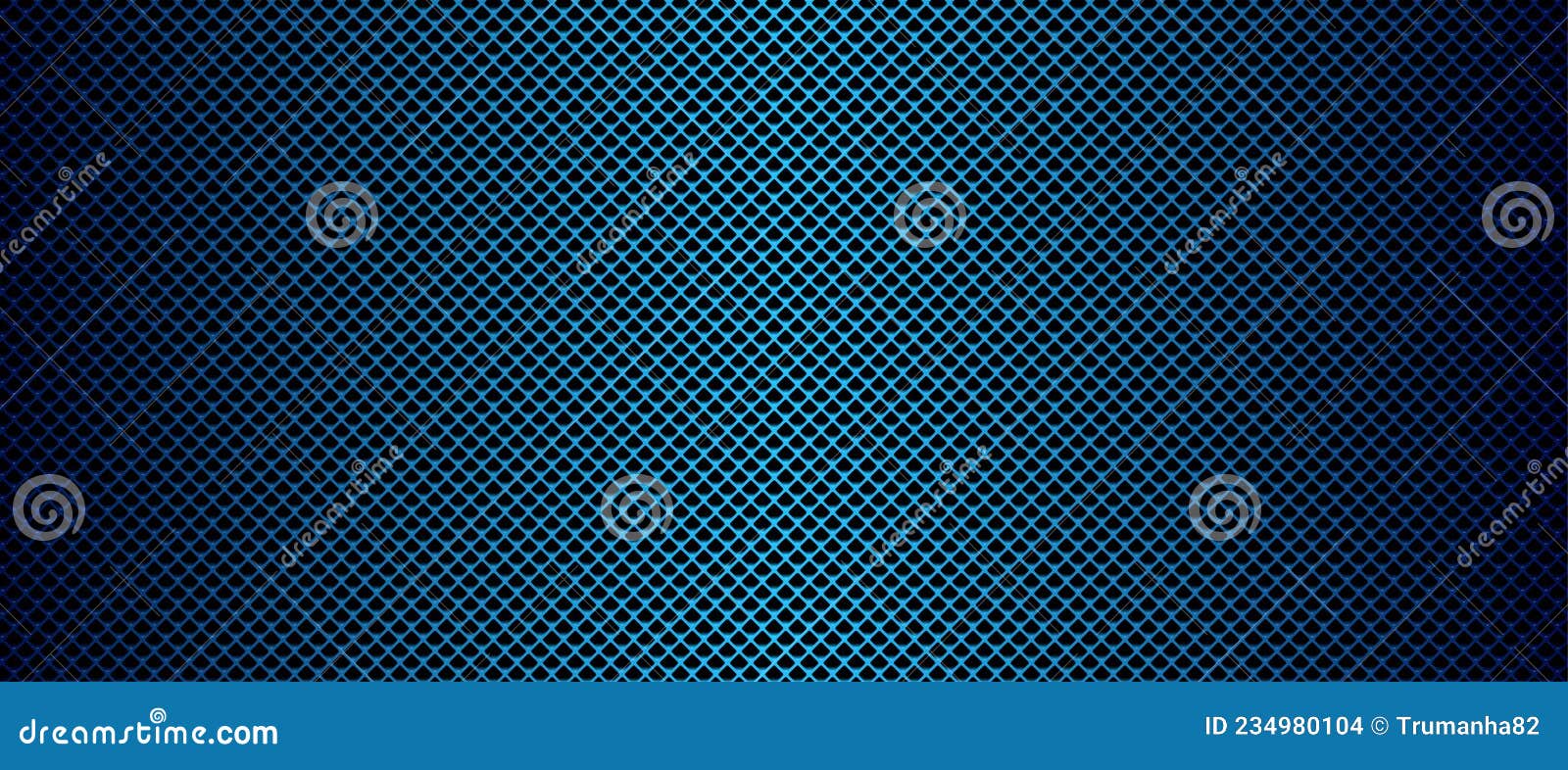Vector Abstract Blue Metal Grid Texture for Banner Background Stock ...