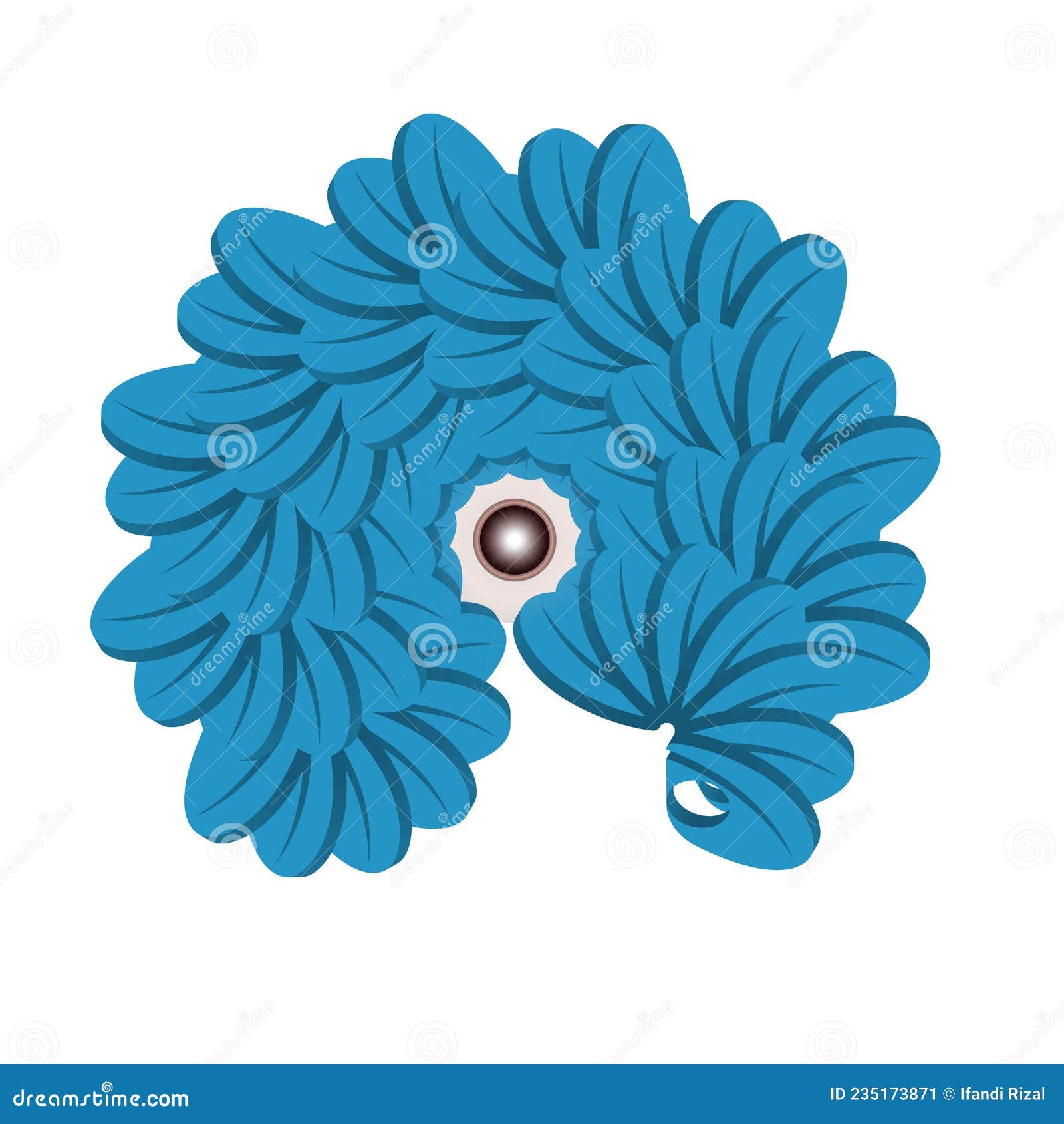 Design Icon the Eyes Combine Concept To Flower Stock Vector ...