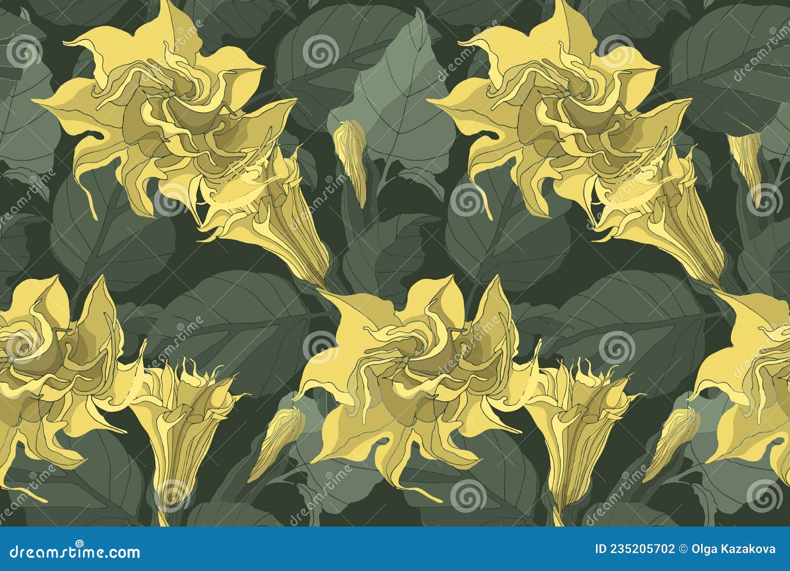 Jimsonweed Or Datura Stramonium, Vintage Engraving Cartoon Vector ...