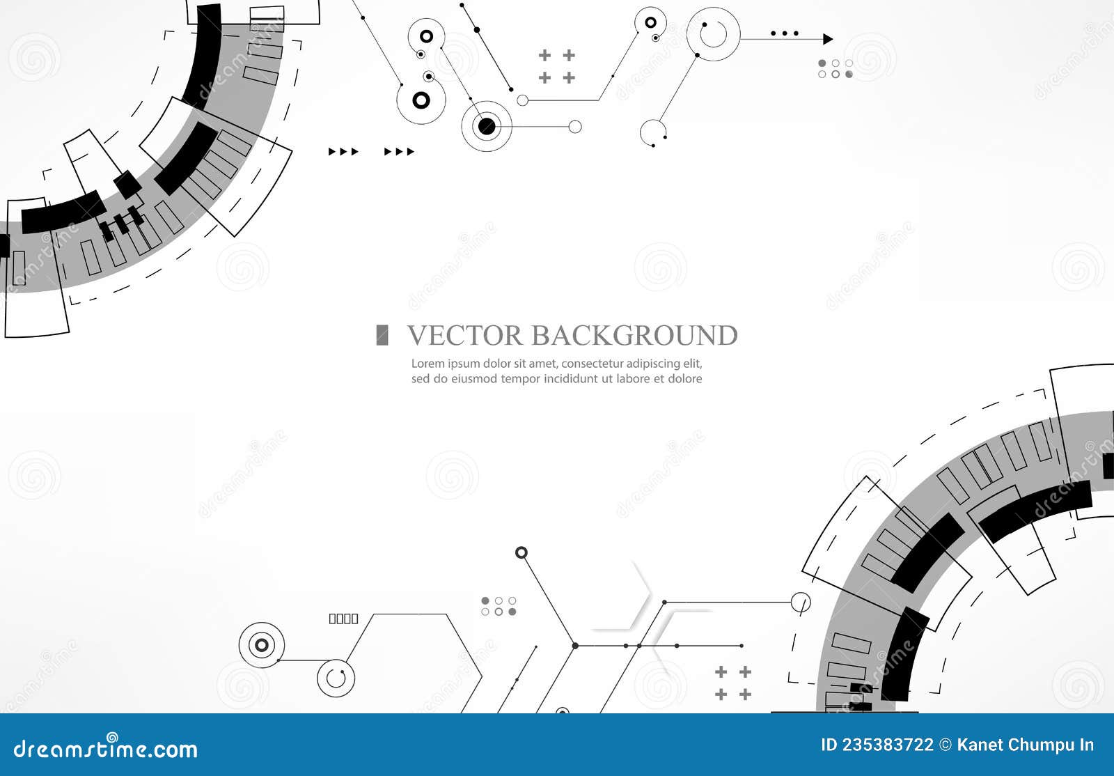 Grey White Abstract Technology Communication Concept Innovation ...