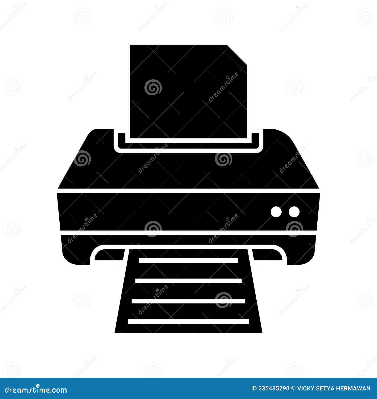 Printer Vector Icon. Printer Symbol. Good for Graphic and Web Design ...