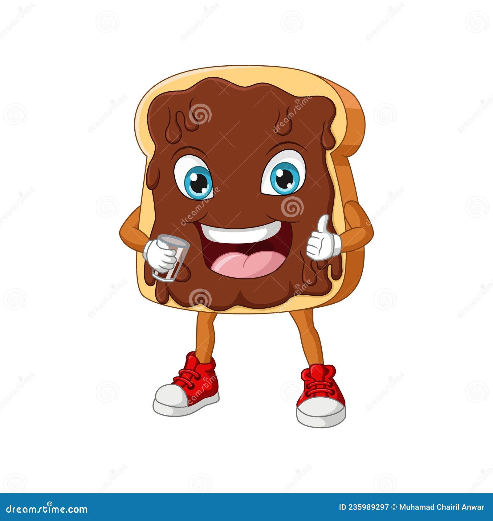 Set Of Funny Bread, Bakery Characters With Human Faces, Cartoon Vector ...