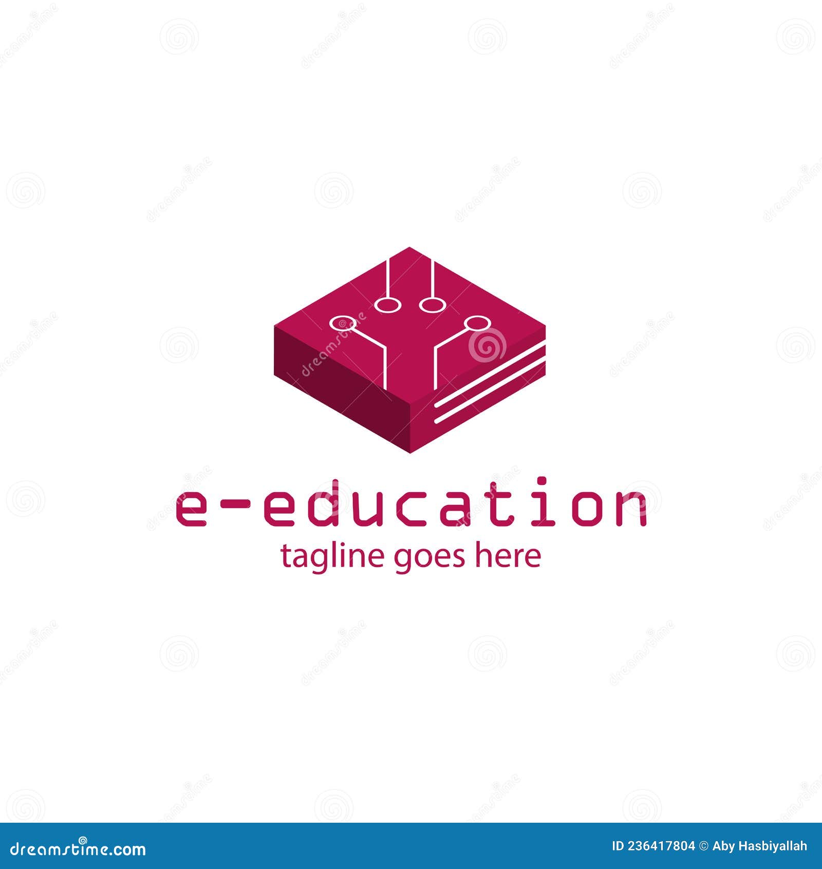 E-Education Logo Design Template Stock Vector - Illustration of ...