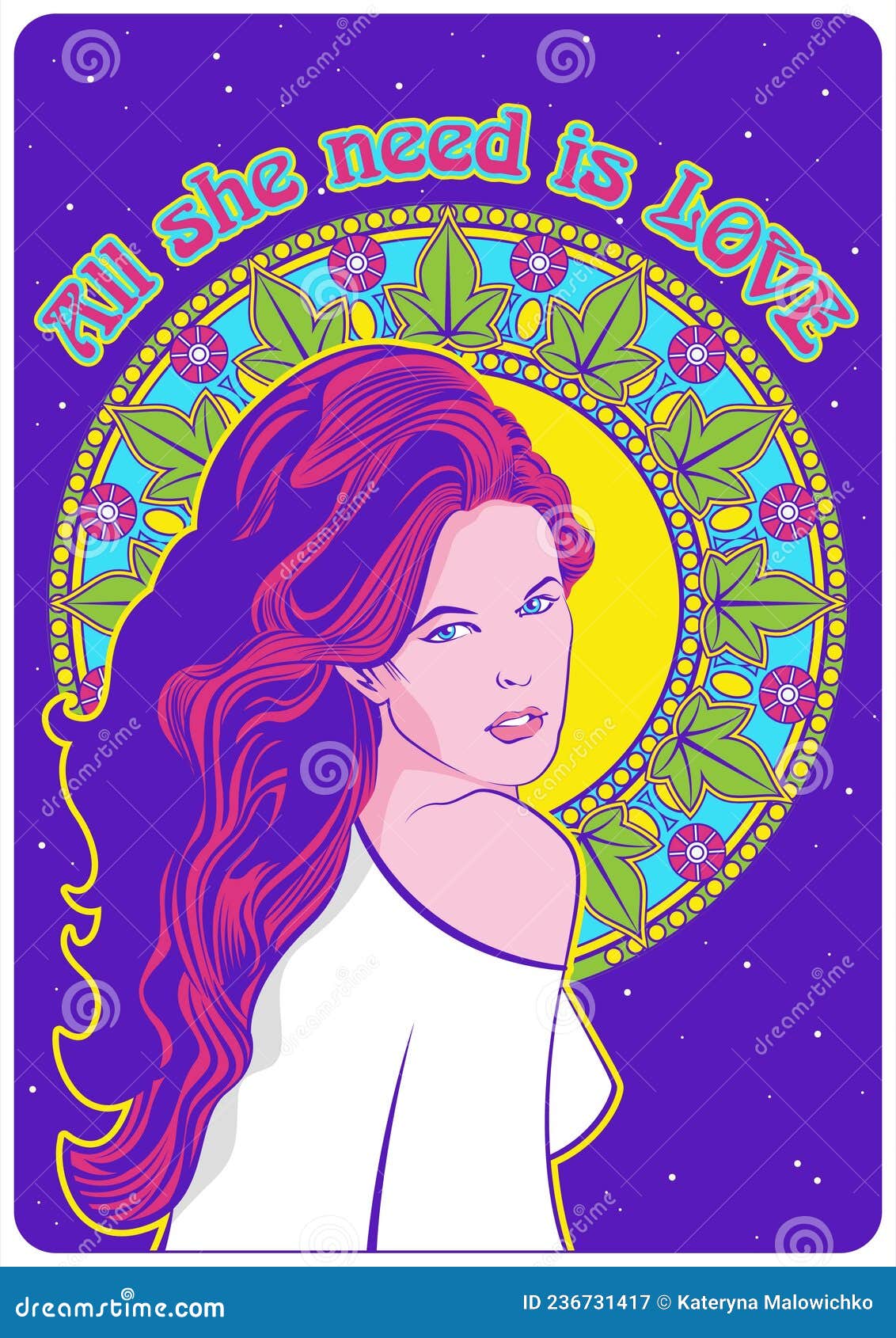 Psychedelic Posters Template Vector Set | CartoonDealer.com #218229794