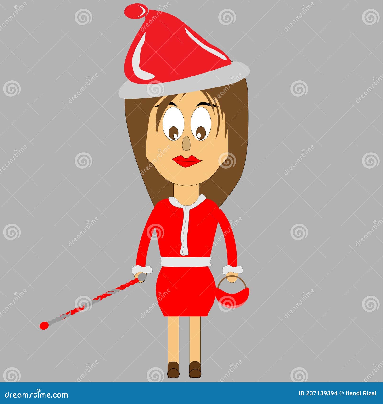 Design of Cute Girl Cartoons Character Stock Vector - Illustration of ...