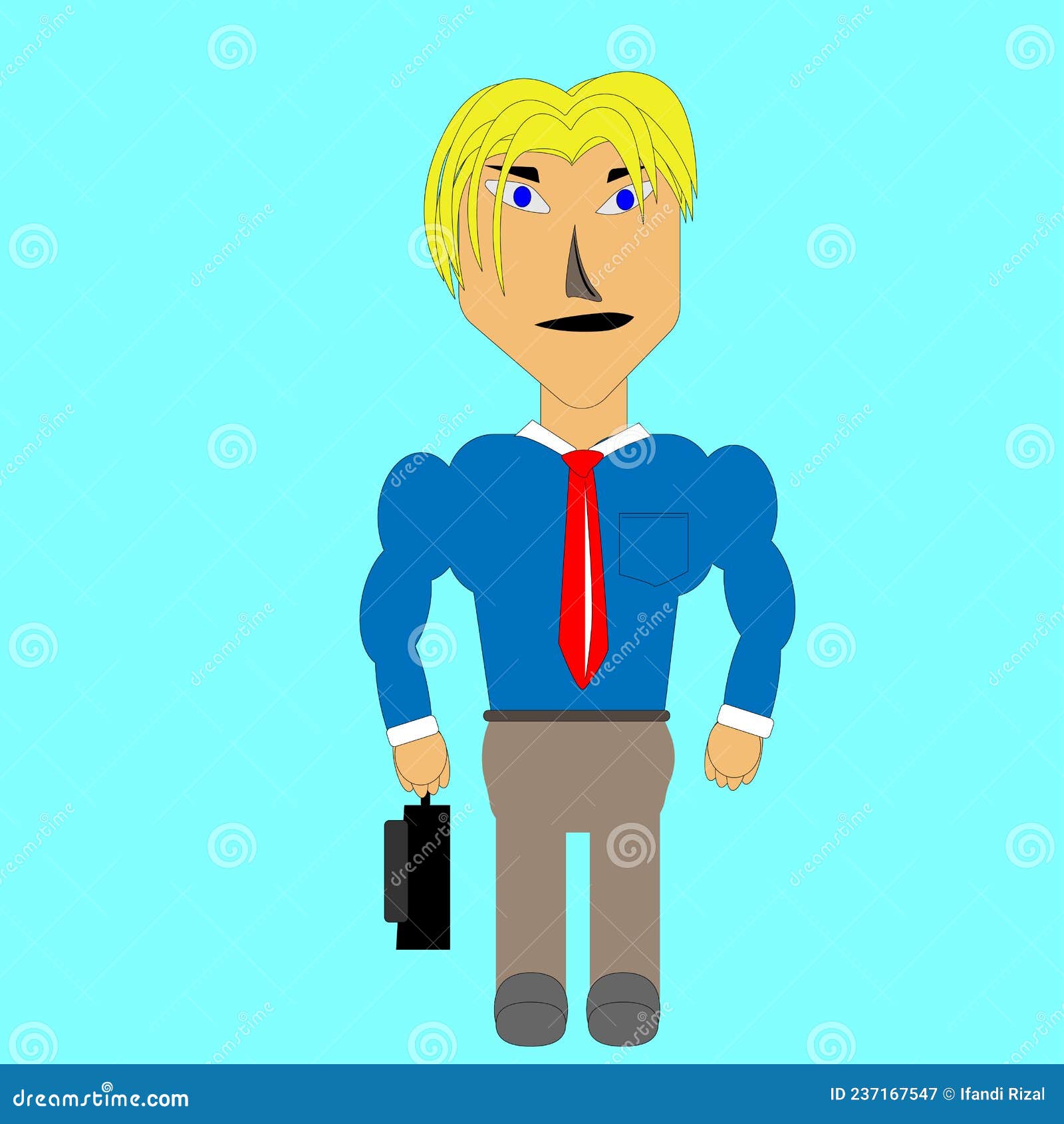 Cartoon Character Design of a Young Boy Stock Vector - Illustration of ...