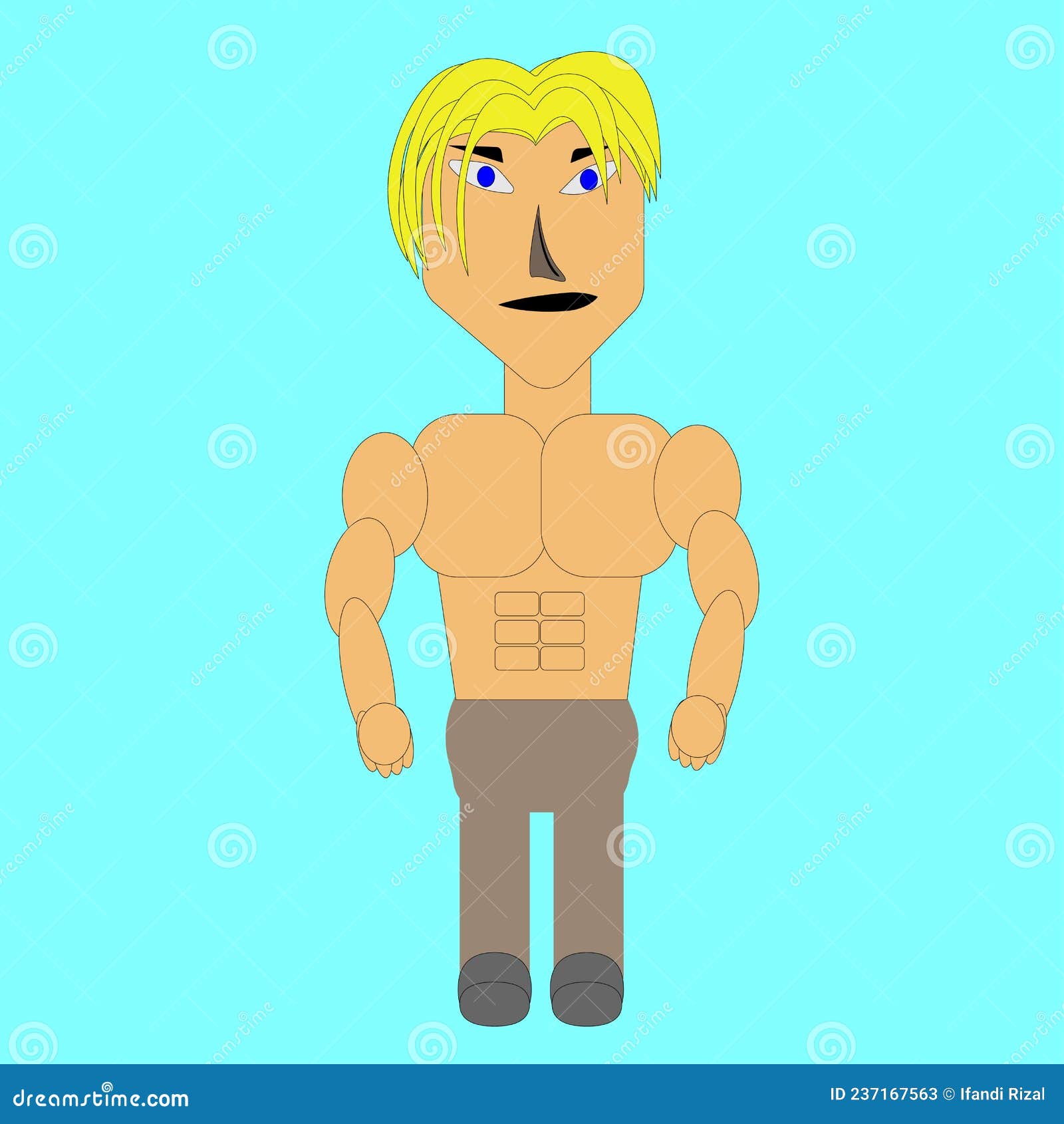 Cartoon Character Design of a Young Boy Stock Vector - Illustration of ...