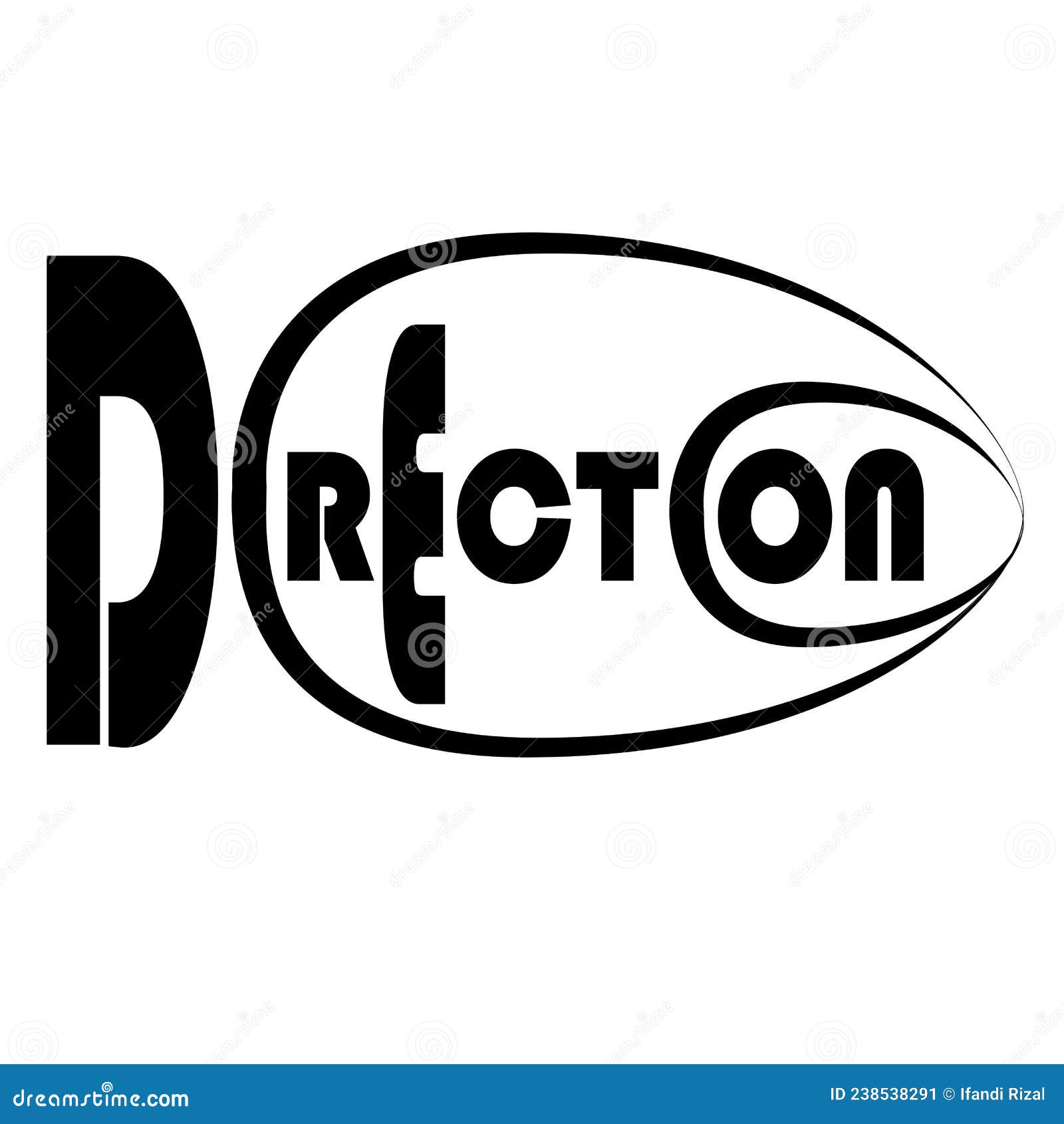 Logo and Icon Design of Direction Text Stock Vector - Illustration of ...