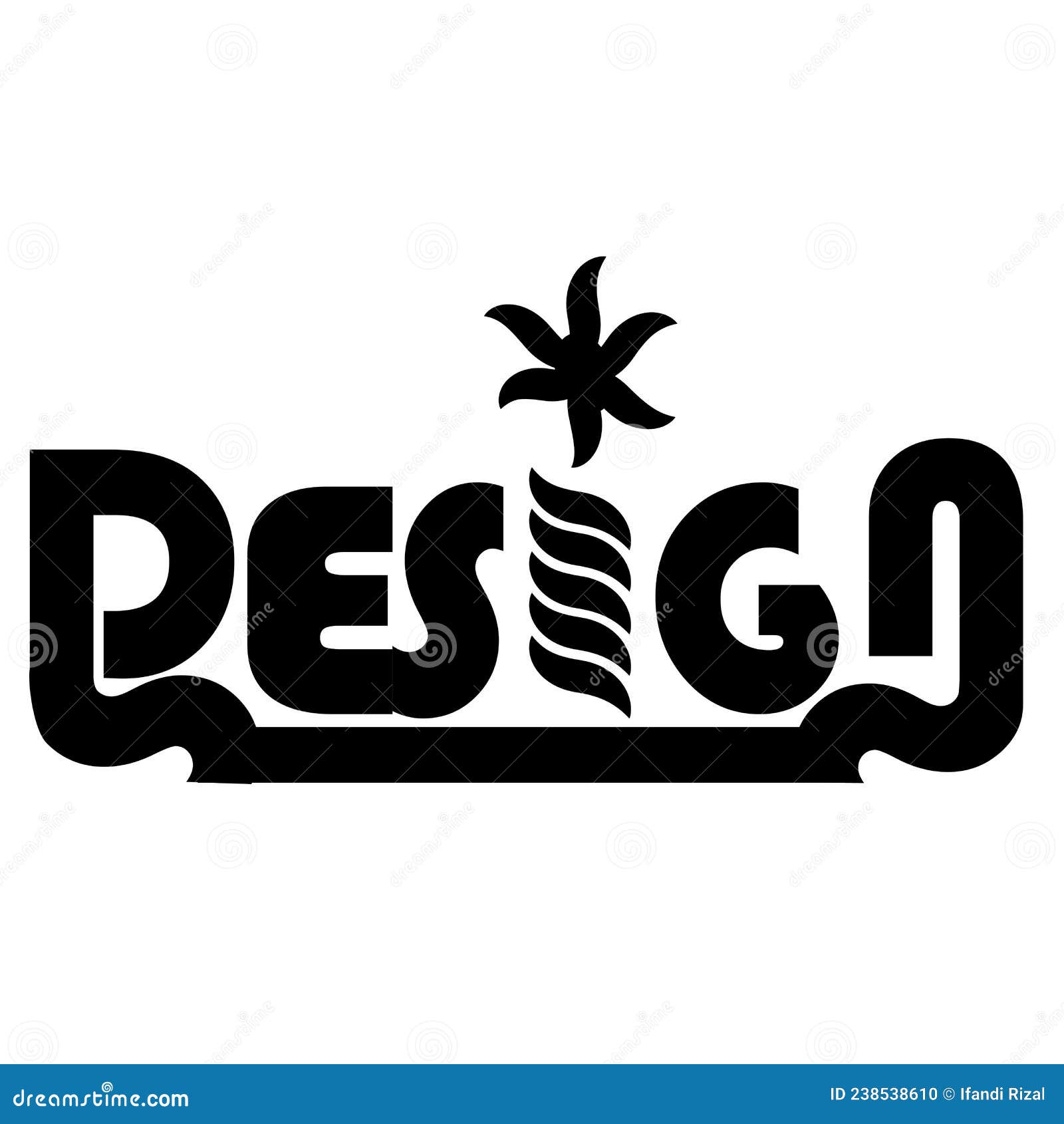 Background Design of a Text Concept Stock Vector - Illustration of ...