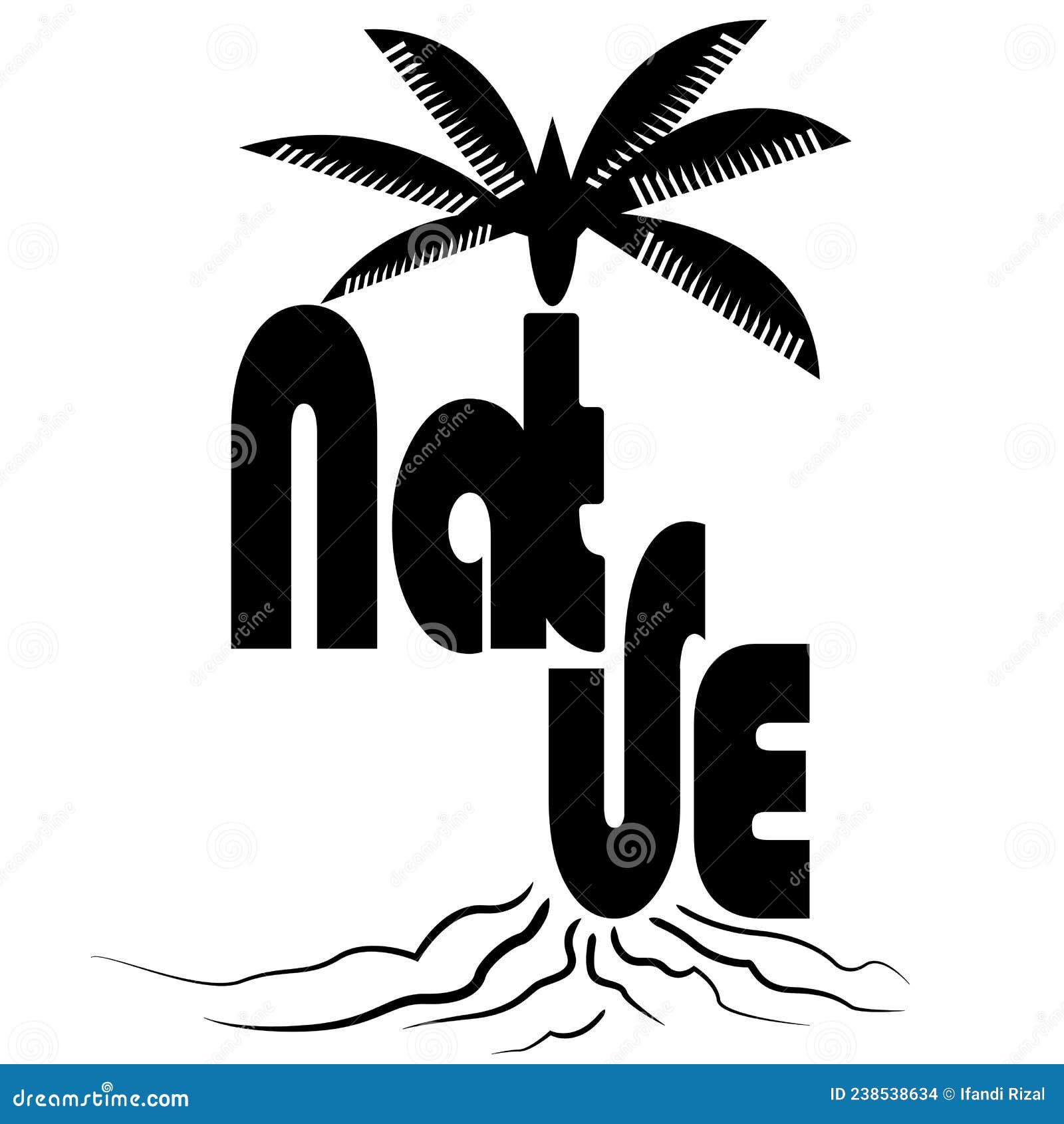 Background Design of Natural Text Stock Vector - Illustration of ...