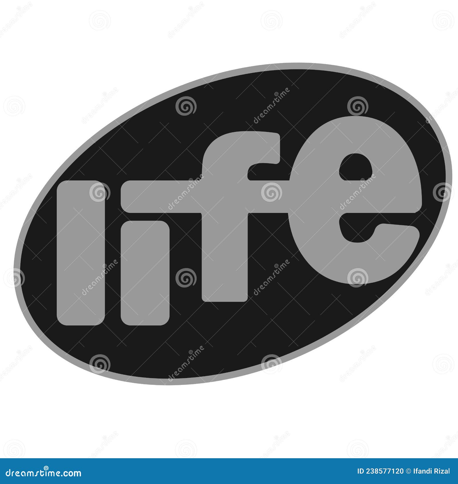 Design Logo and Icon of Life Text Concept Stock Vector - Illustration ...