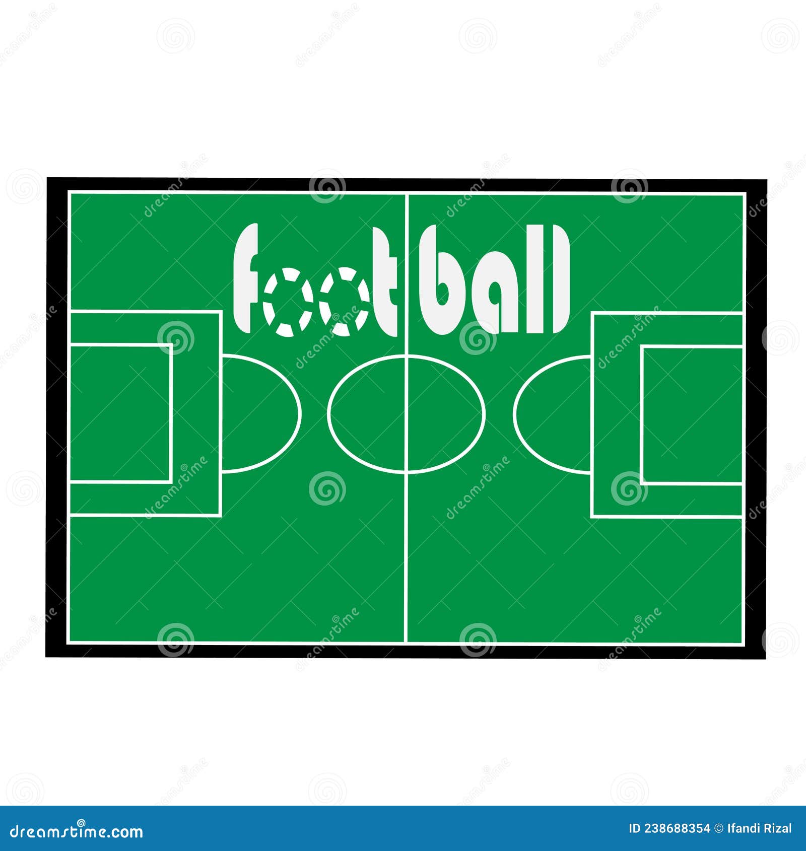 Football Field Design Concept Stock Vector - Illustration of banner ...