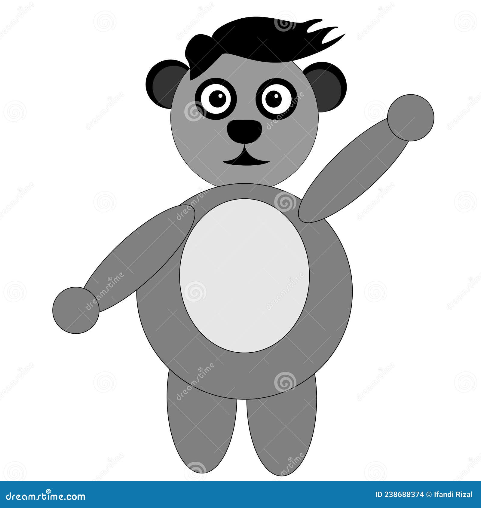 Illustration Design of Panda Concept Stock Vector - Illustration of ...