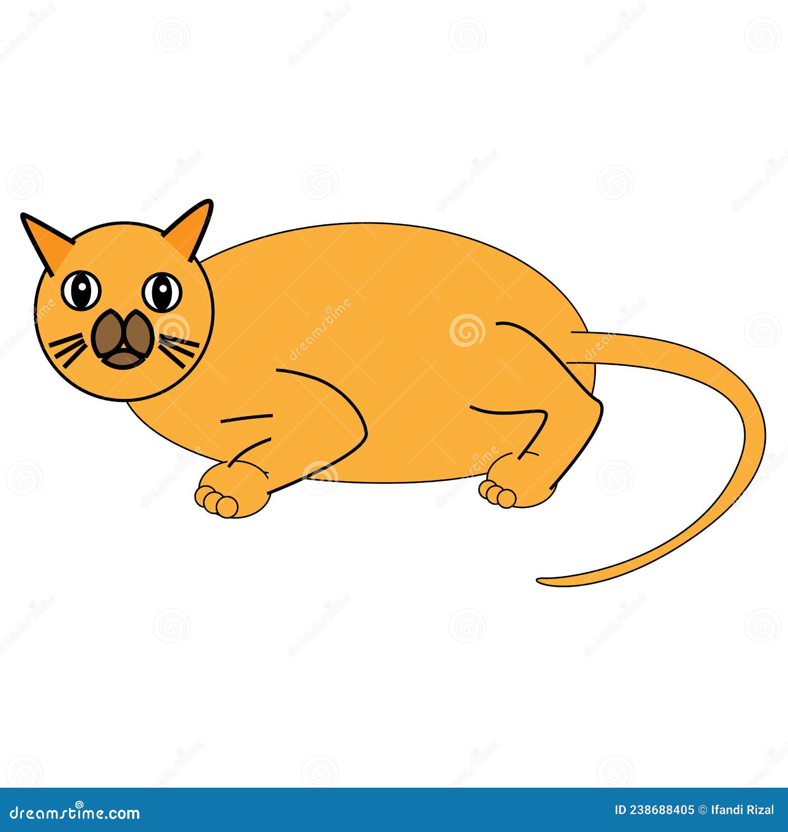 Illustration Design of Cat Concept Stock Vector - Illustration of ...